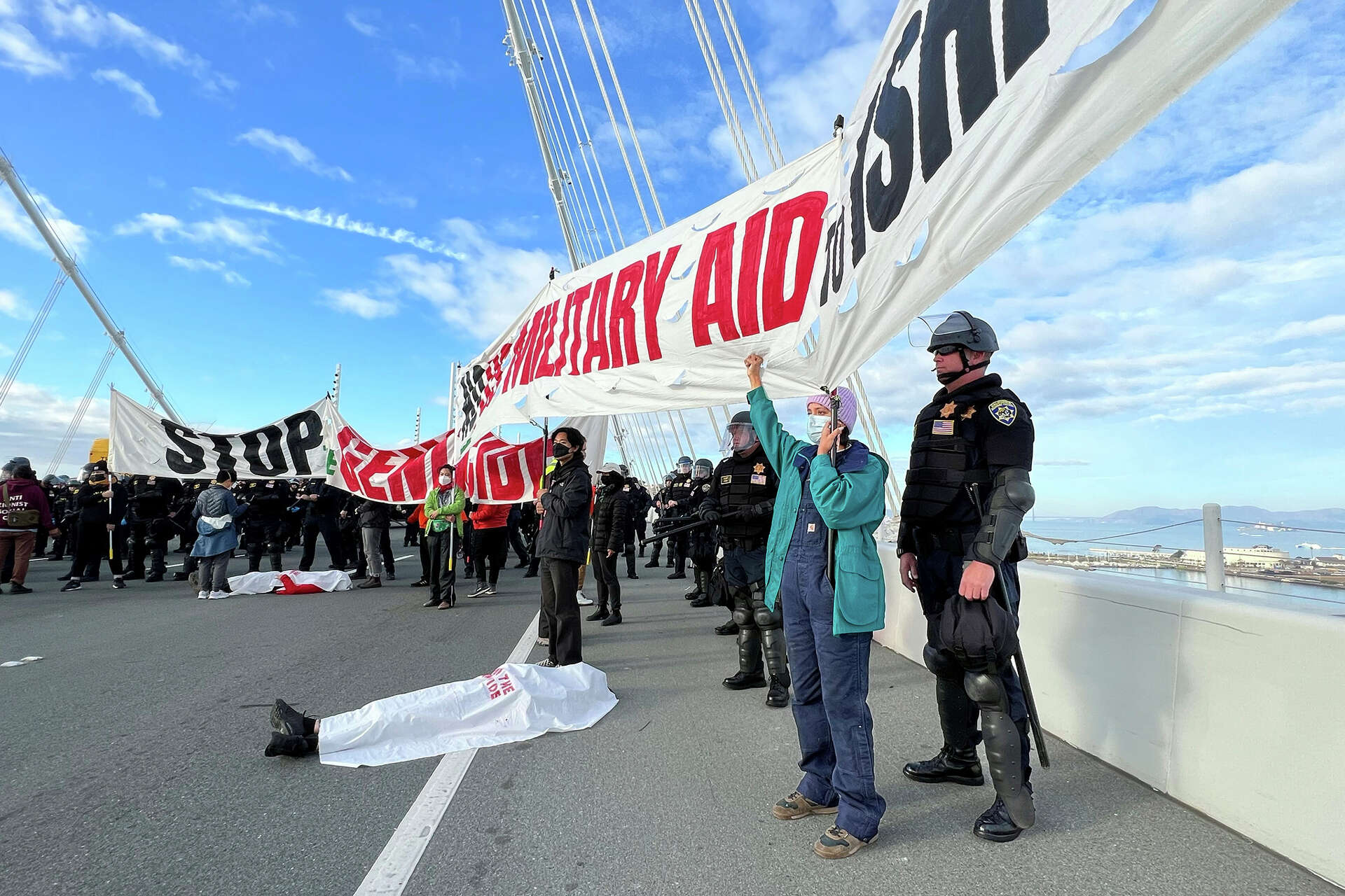 50 people arrested as protest shuts down Bay Bridge, CHP says