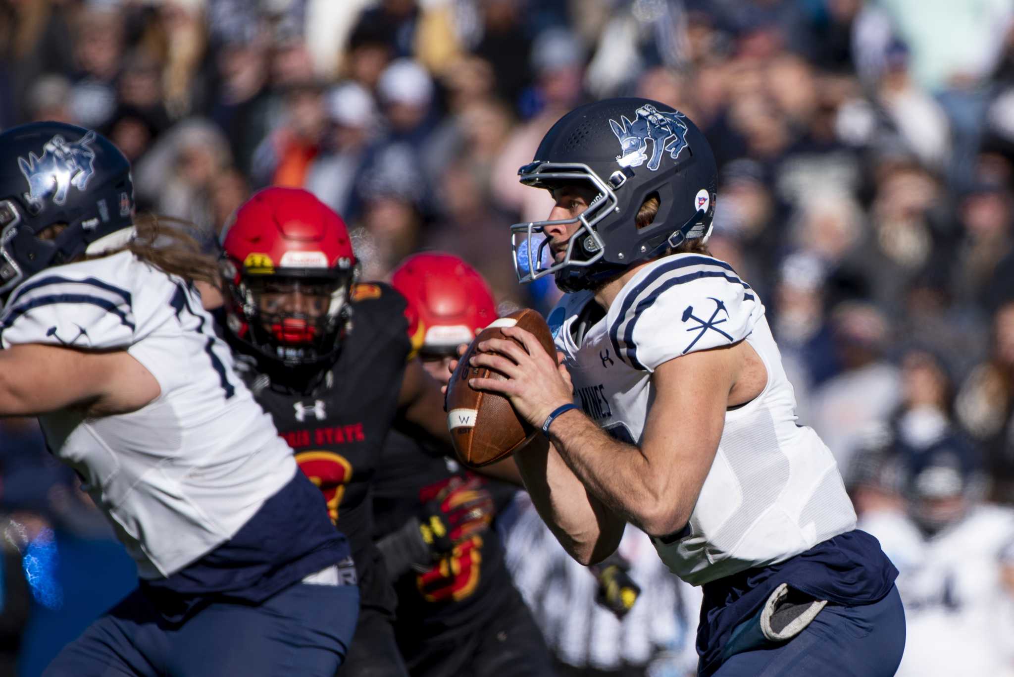 Colorado School of Mines quarterback John Matocha has no TD peer Colorado School of Mines quarterback John Matocha has no TD peer
