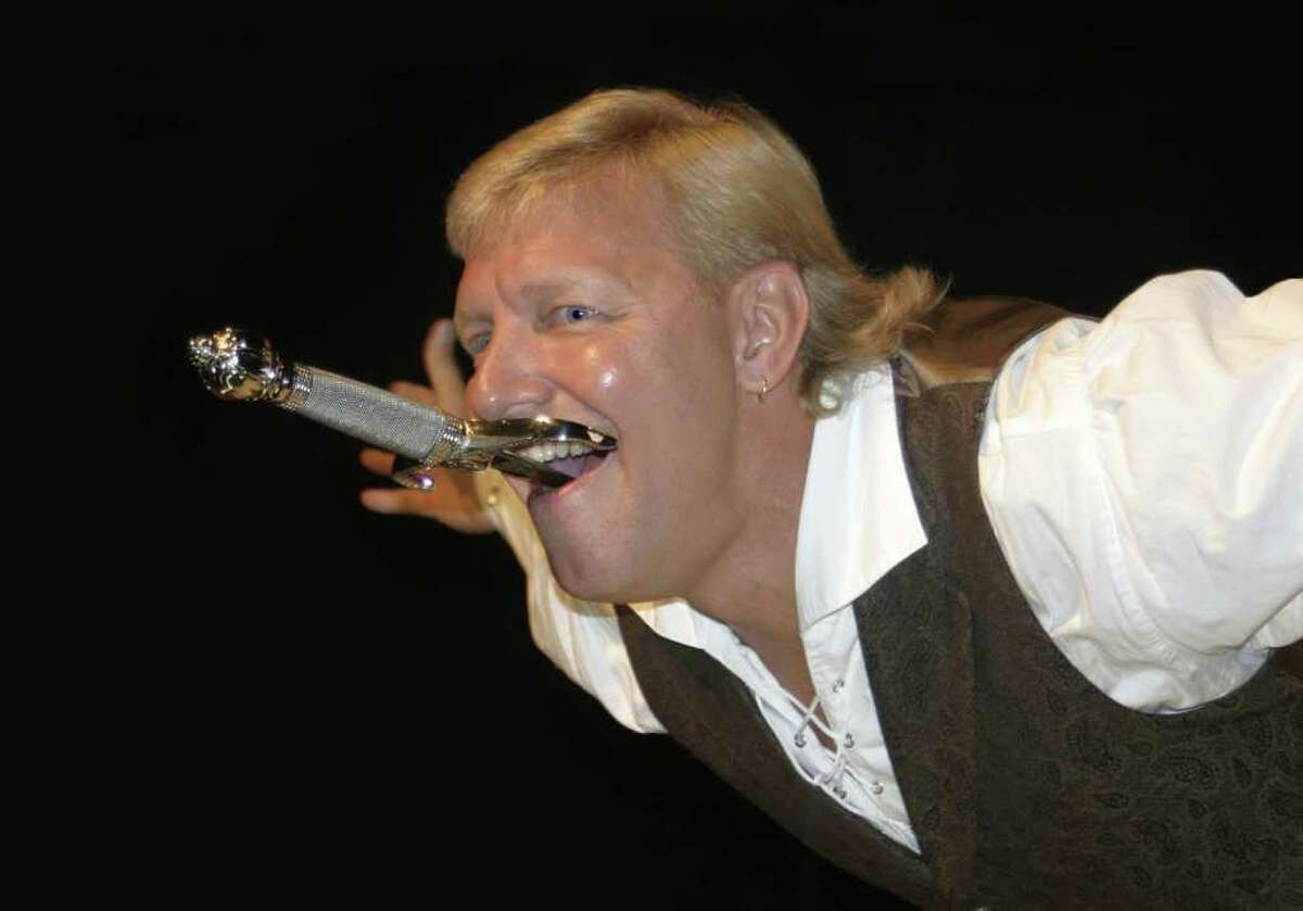 The Sword Swallower: Dan Meyer is bringing his peculiar art and nerves ...