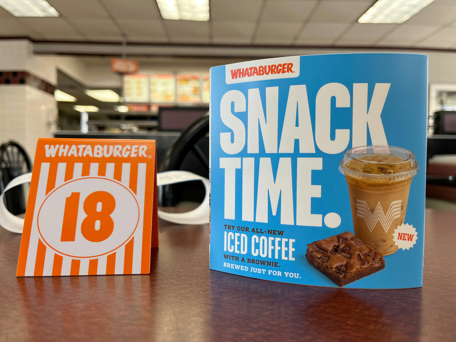 Yes, Whataburger now sells iced coffee. It's as common as expected.