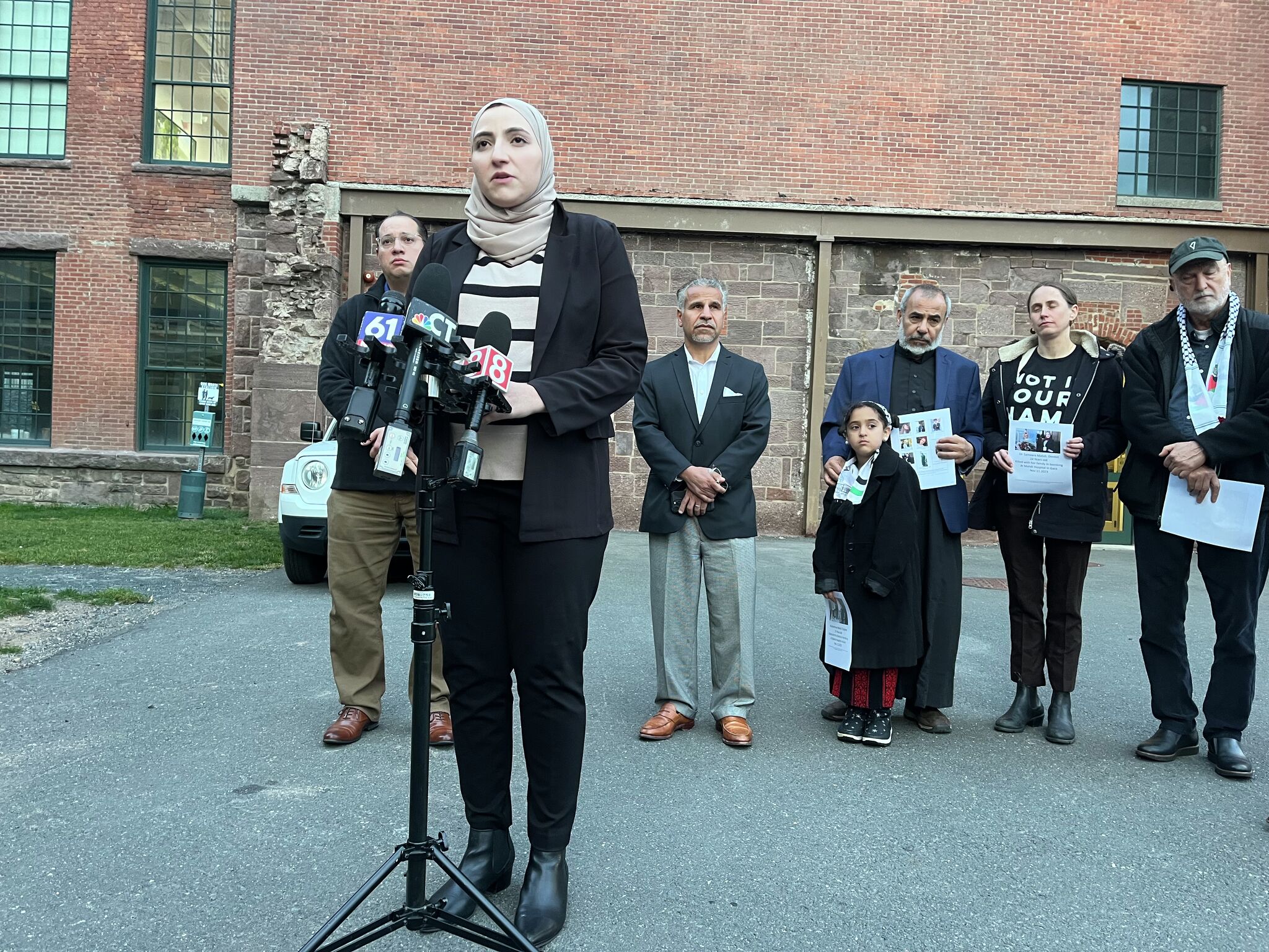 CT residents with family killed in Gaza demand cease fire