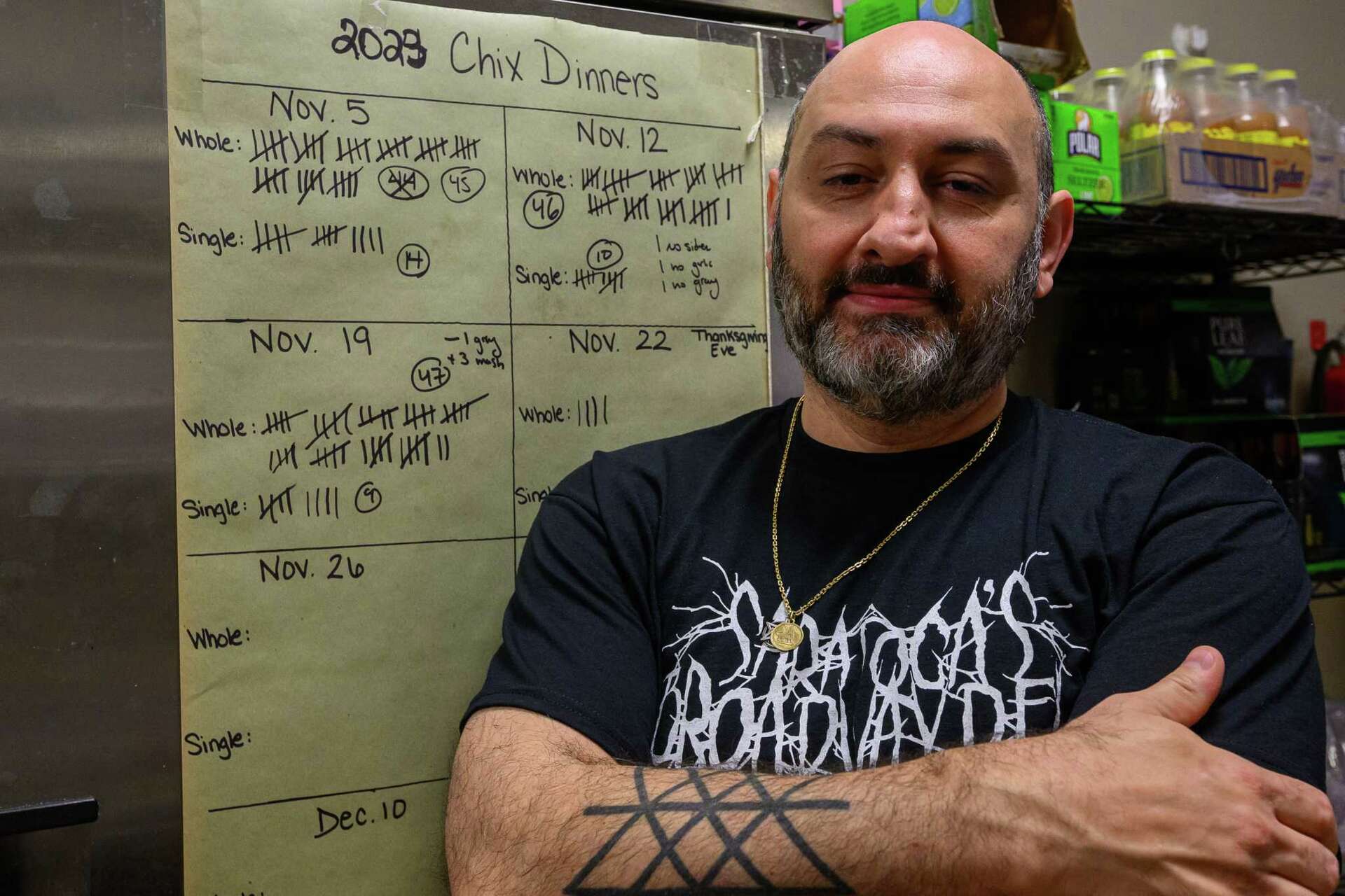 Saratoga's Broadway Deli hosts free chicken meal program for 4th year