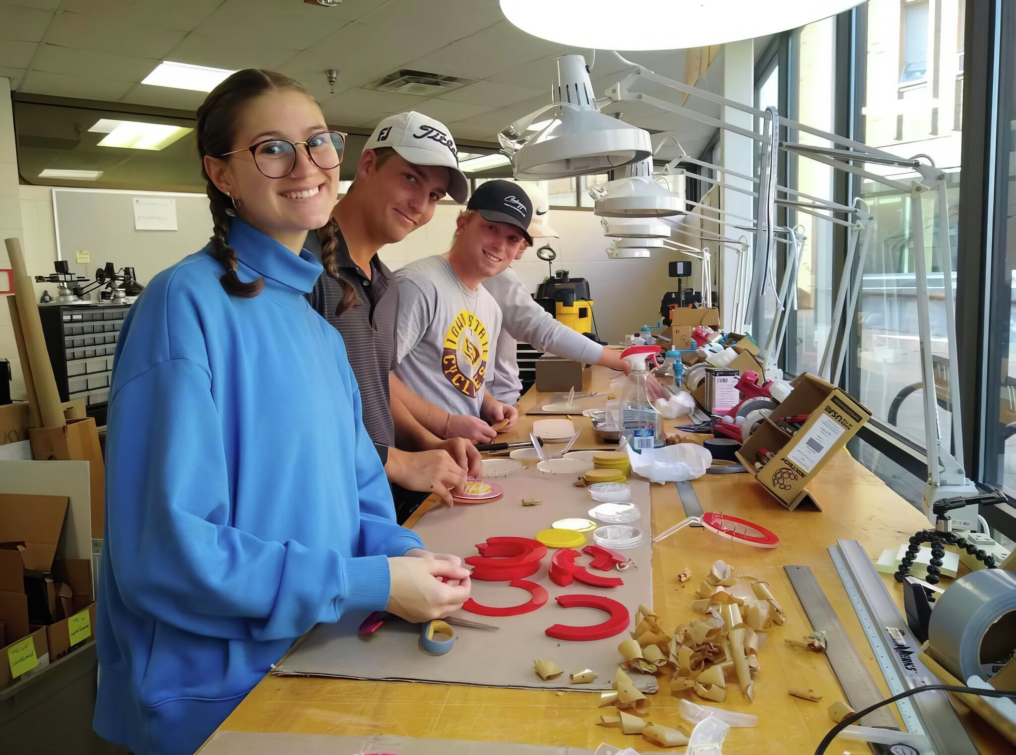 Tee markers were created and placed at Katke