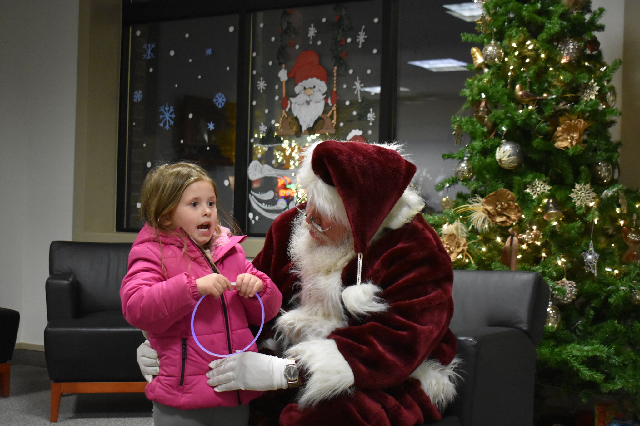 Santa visits in Mecosta, Osceola counties in 2024