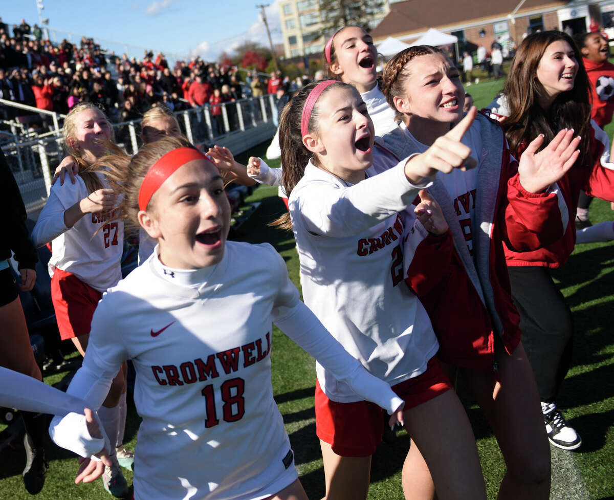 Cromwell girls soccer wins CT Class S championship in double overtime