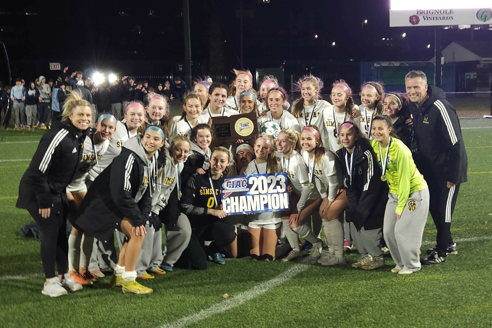 Simsbury girls soccer wins Class L title in OT over Brookfield