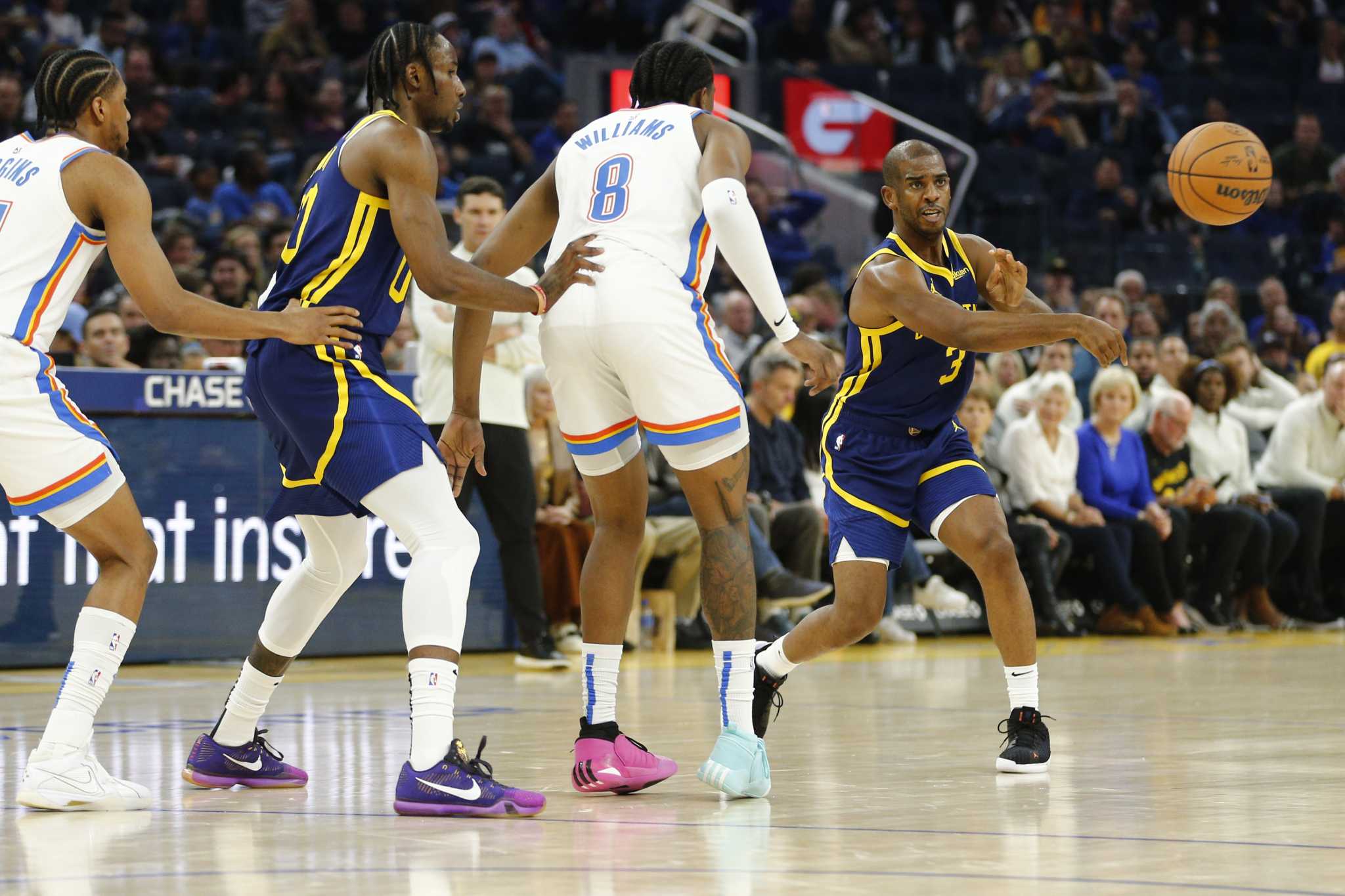 Warriors’ Chris Paul sees himself as QB, trying to avoid interceptions