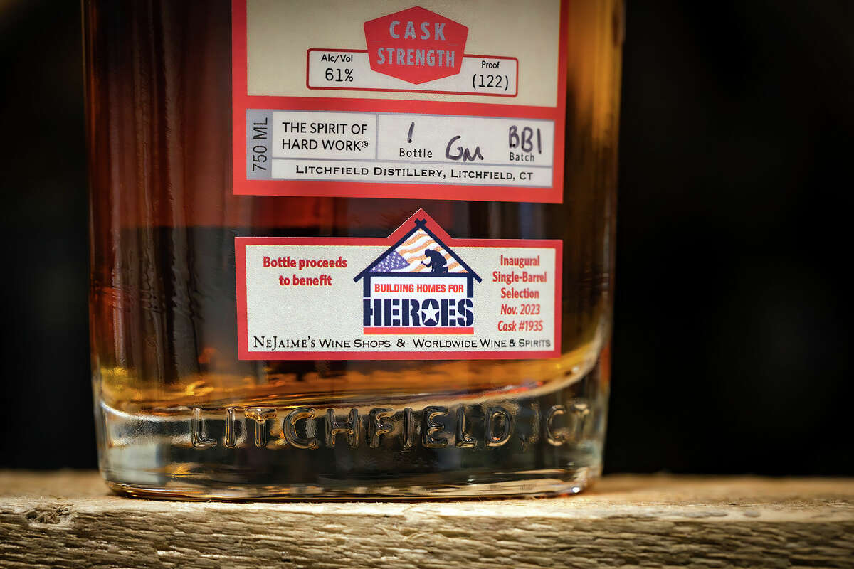 Limited release of CT whiskey used to build homes for veterans
