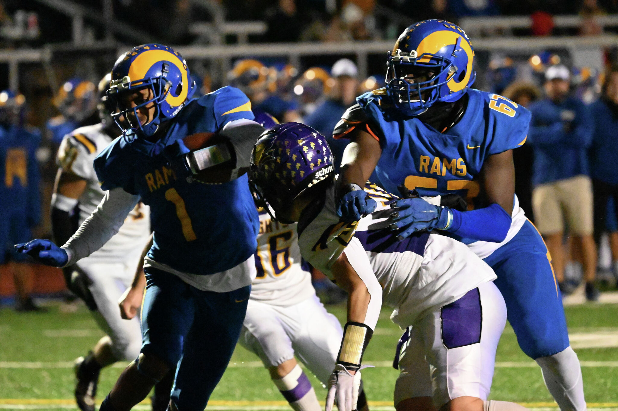 Rockville's Amir Knighton will be busy in Class M football final