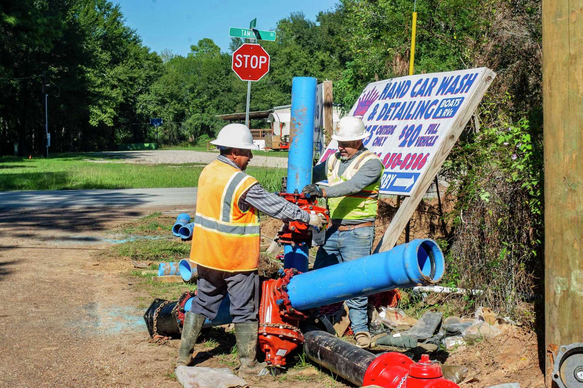 Second phase of $21M project to bring water, sewer to Tamina underway