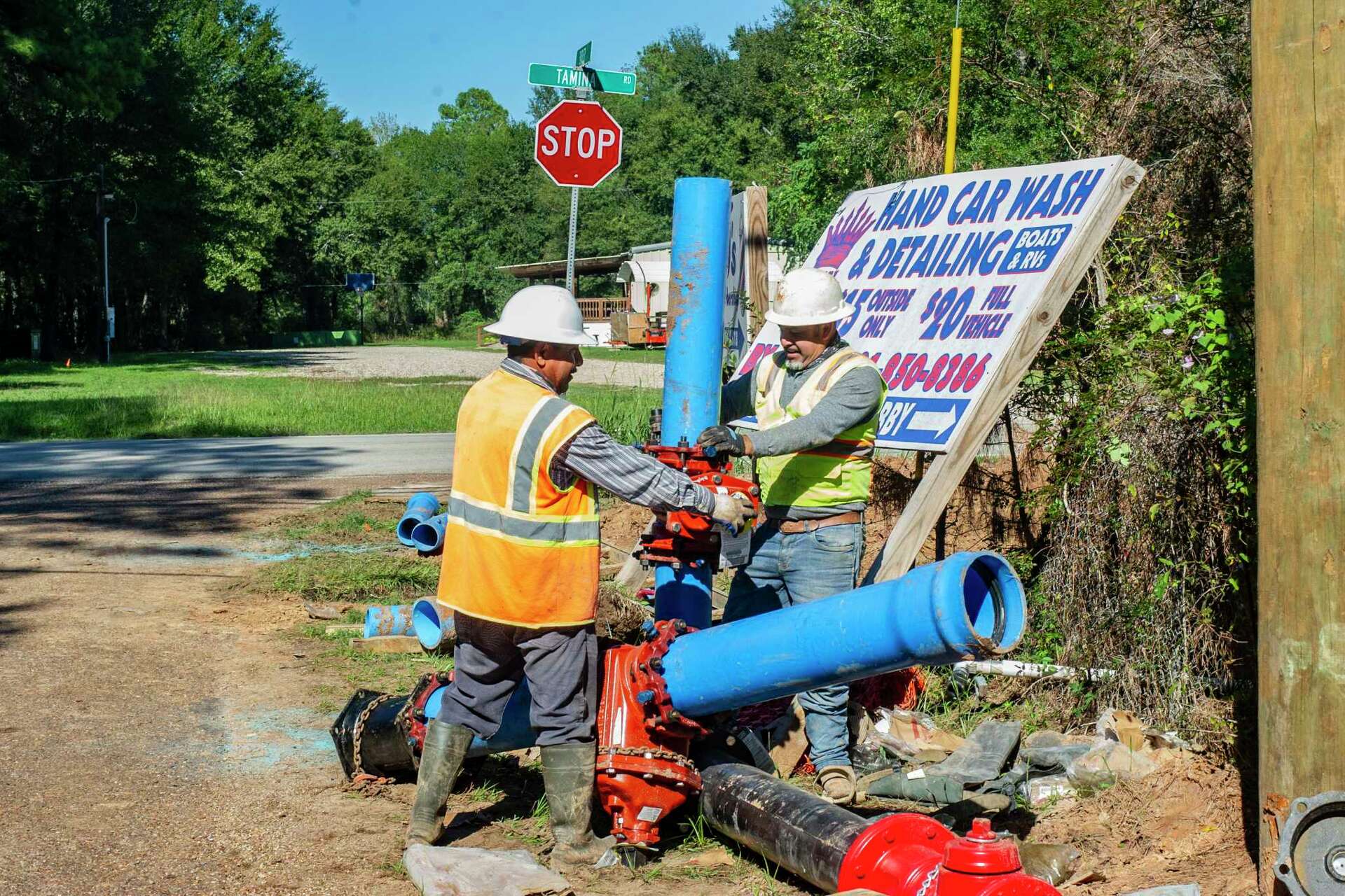 Second phase of $21M project to bring water, sewer to Tamina underway
