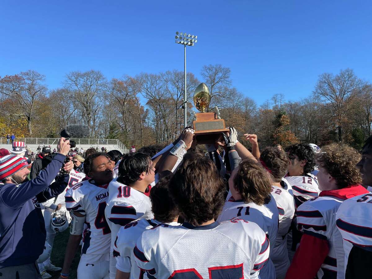 Brien McMahon High School football defeats Norwalk for Testa Trophy