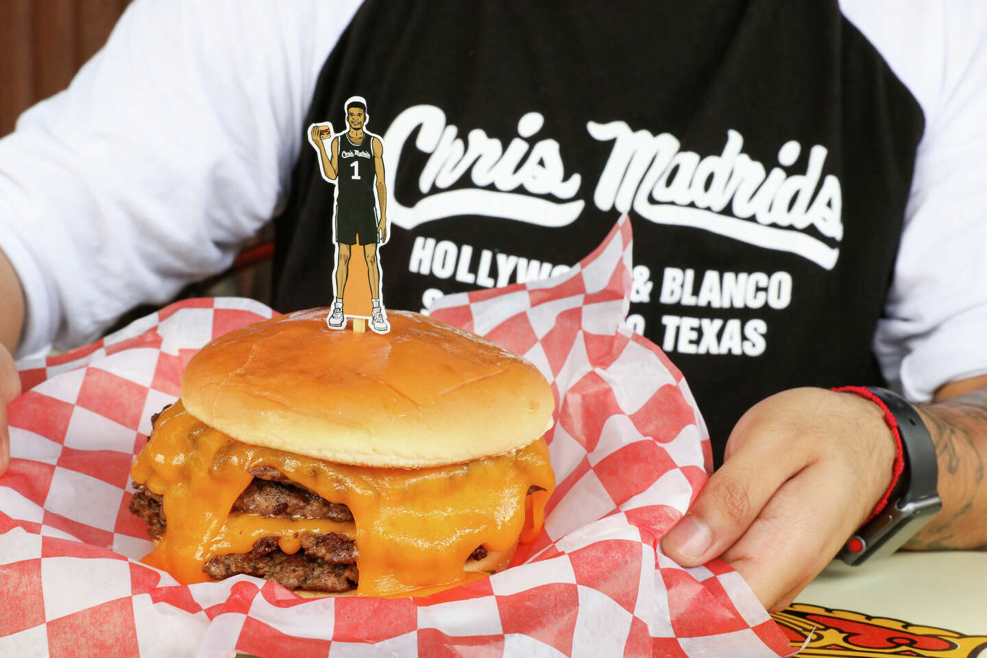How to compete in the Wemby burger challenge at Chris Madrids