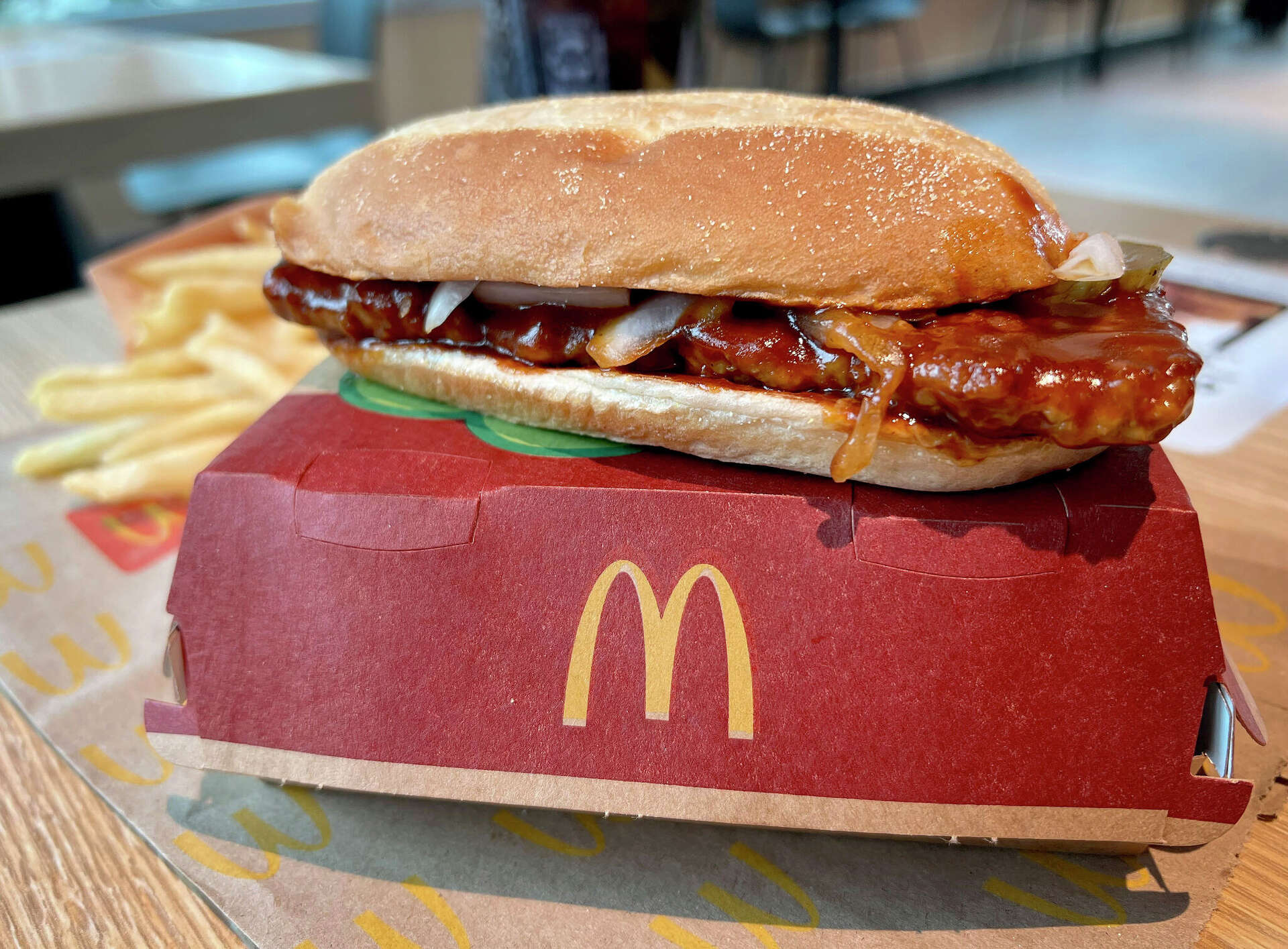 McDonald’s McRib reviewed by Houston Chronicle restaurant writer