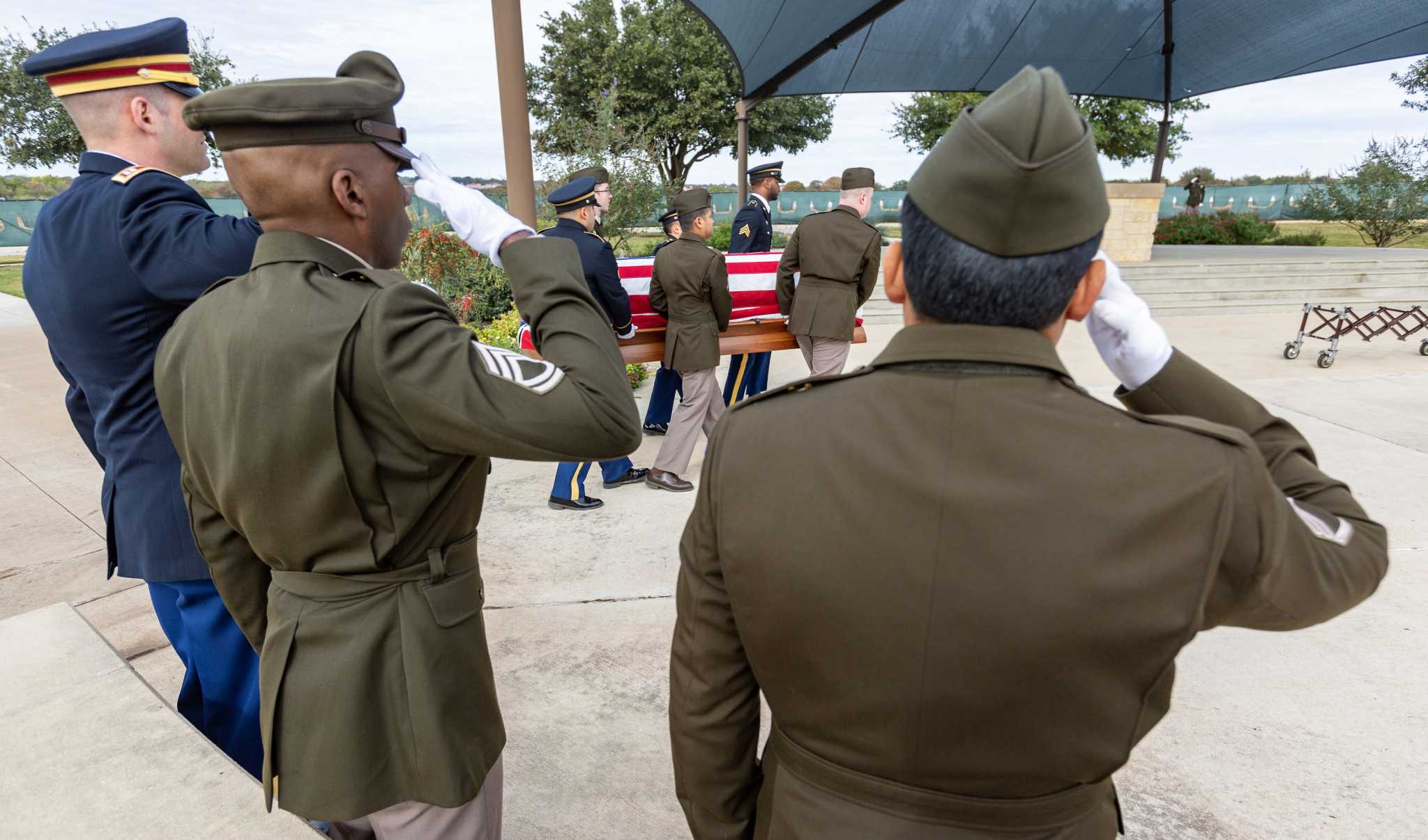 WWII soldier killed in desperate battle given a hero’s salute
