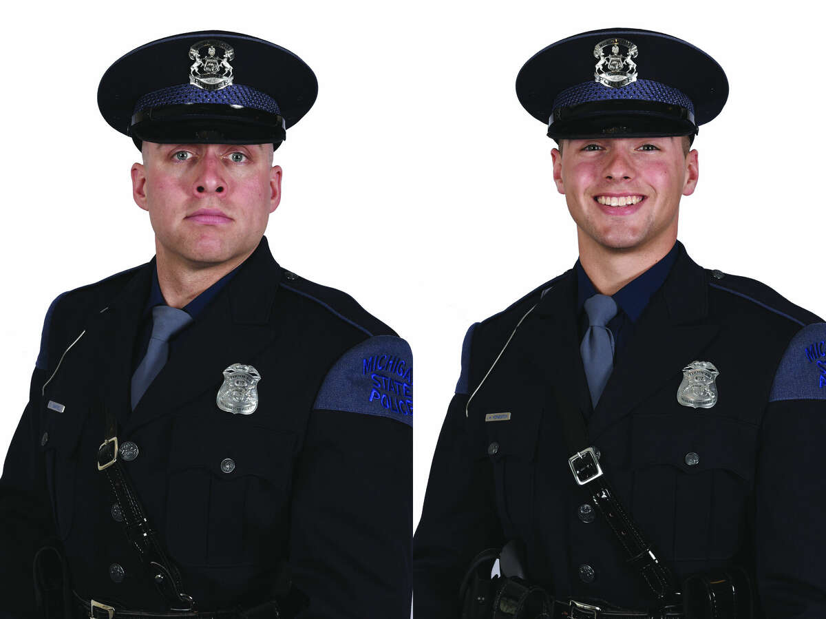 Michigan State Police Cadillac Post adds 2 new troopers to roster