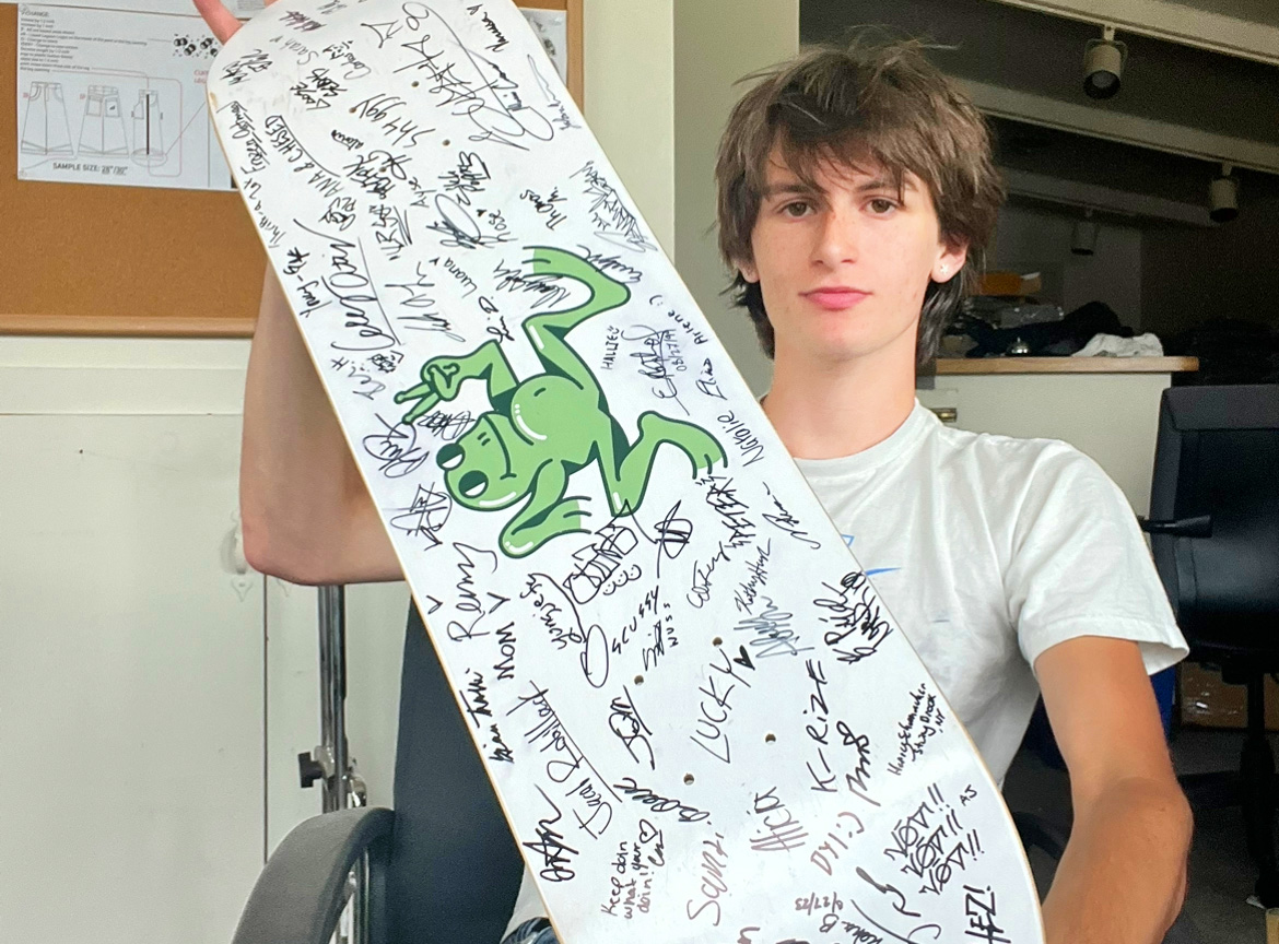 Middletown's Liquid Lagoon streetwear has surf/skate culture vibe