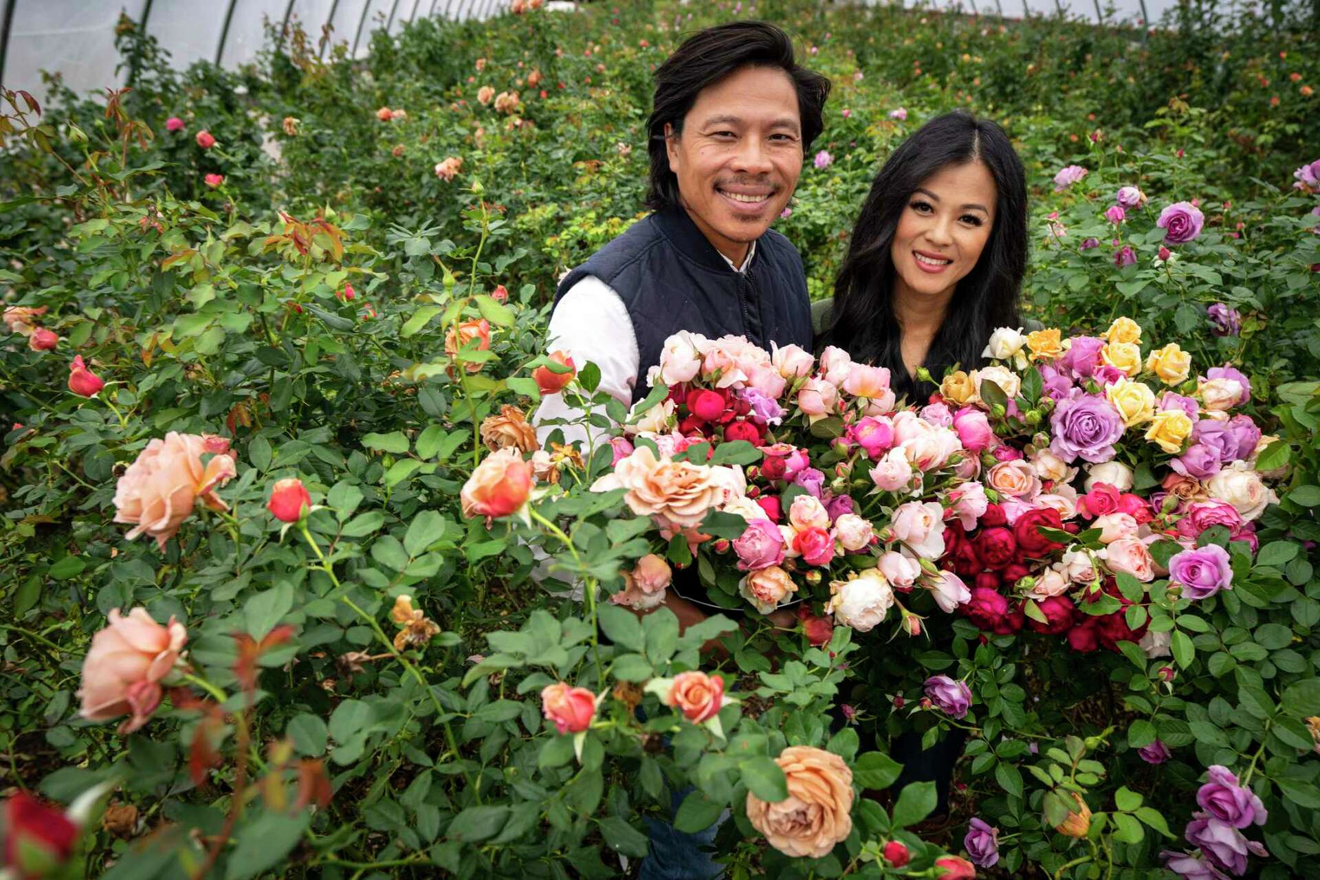How a Houston couple turned barren land into field of roses