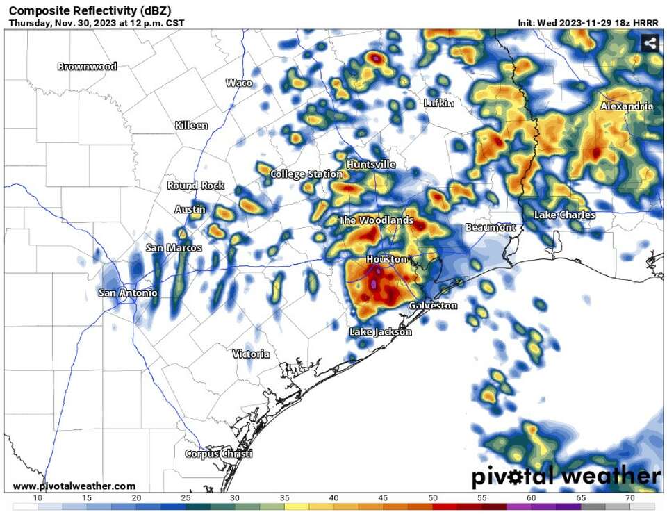 Tornadoes, hail possible in Houston, East Texas on Thursday