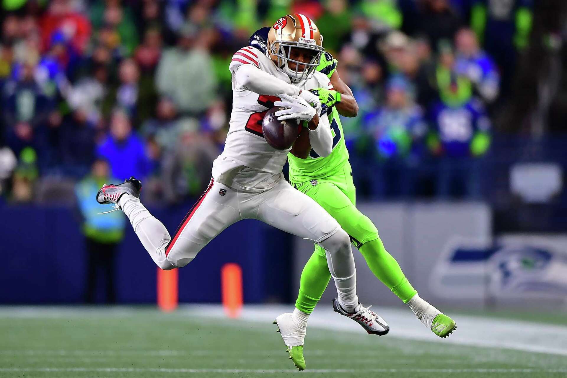 49ers’ Ambry Thomas fueled by tough love from Charvarius Ward