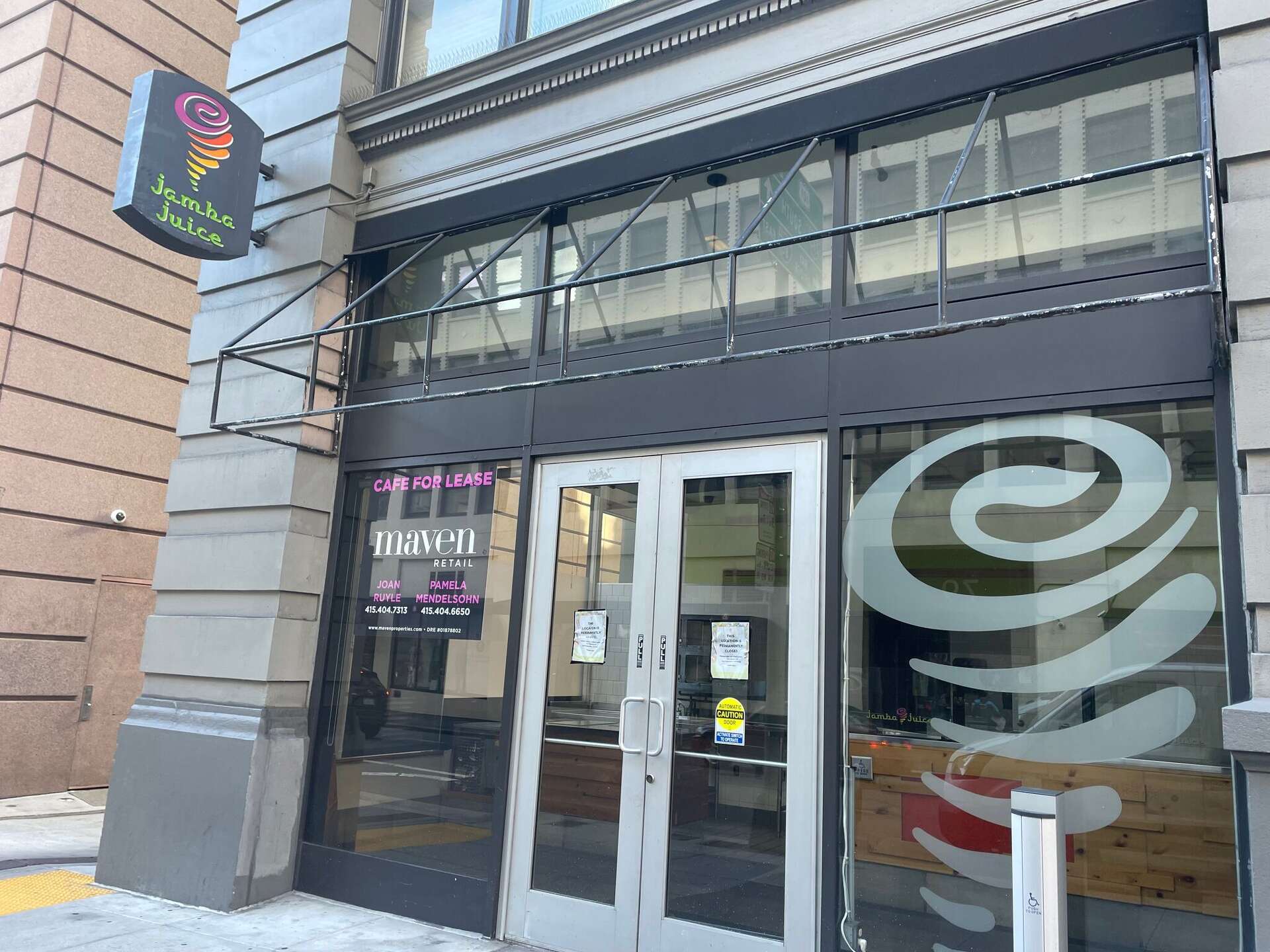 Jamba Juice shutters downtown San Francisco store