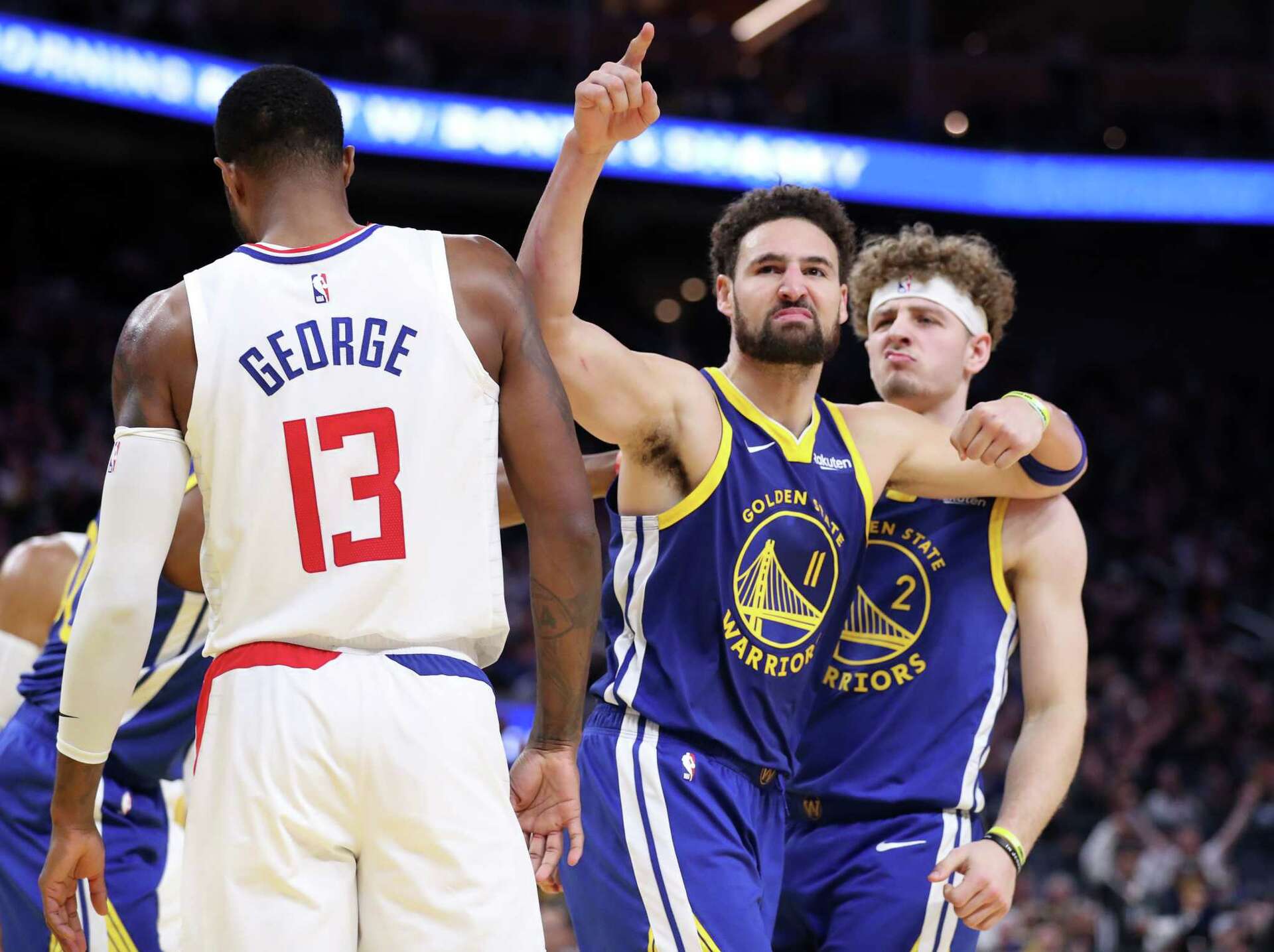 Warriors hold off Clippers behind Klay Thompson and strong bench play