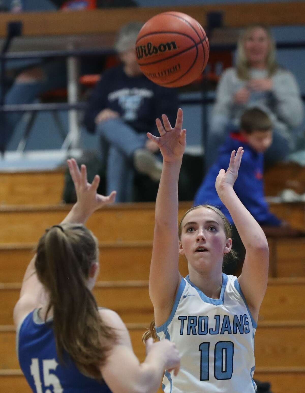 Lucie Dion scores 15 points as Triopia girls' basketball team rolls pa