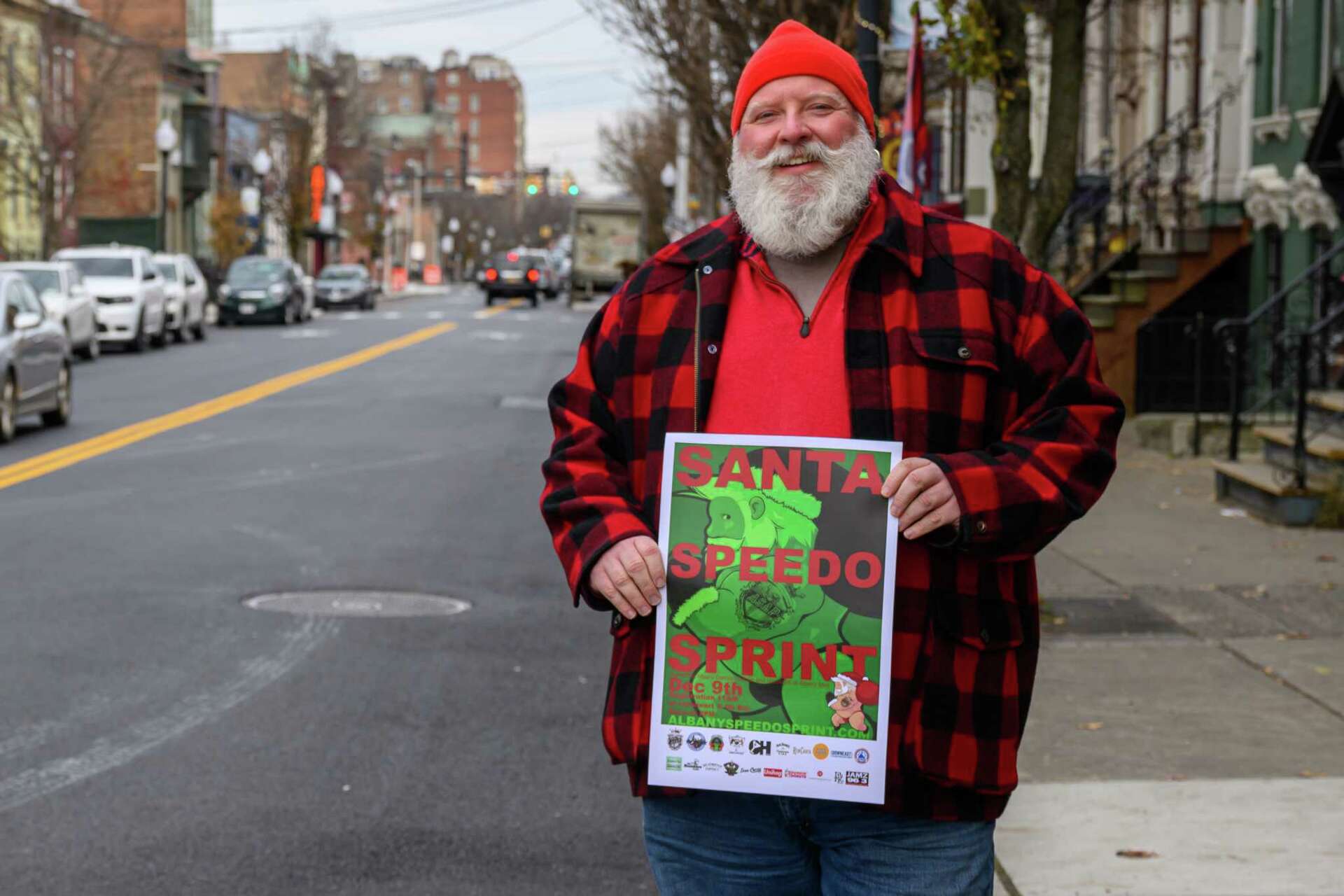 Unwrapping the charm of Albany's Santa Speedo Sprint