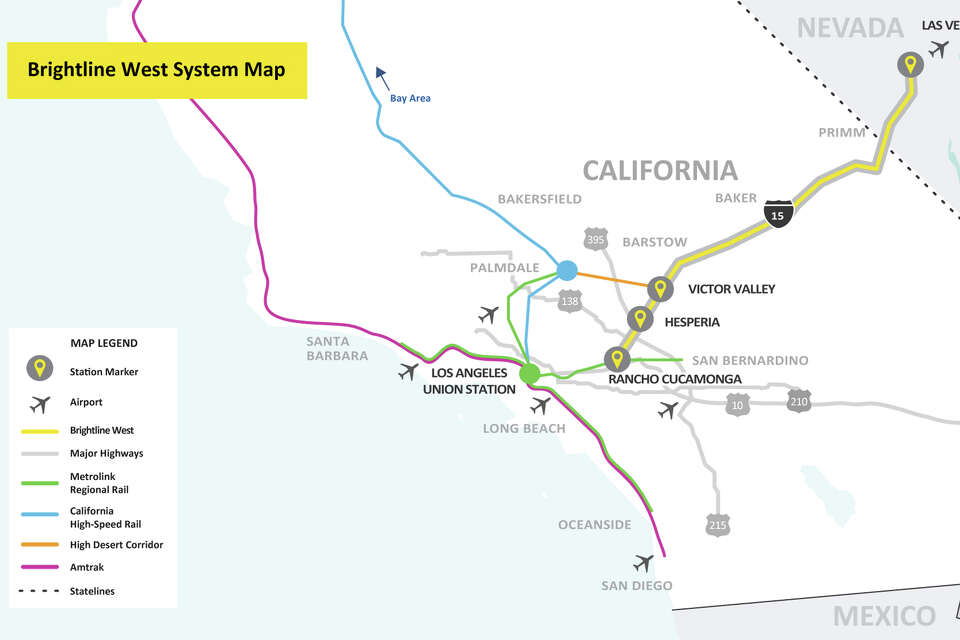 Calif.'s high-speed rail linking LA, Vegas bucks trend, is on schedule