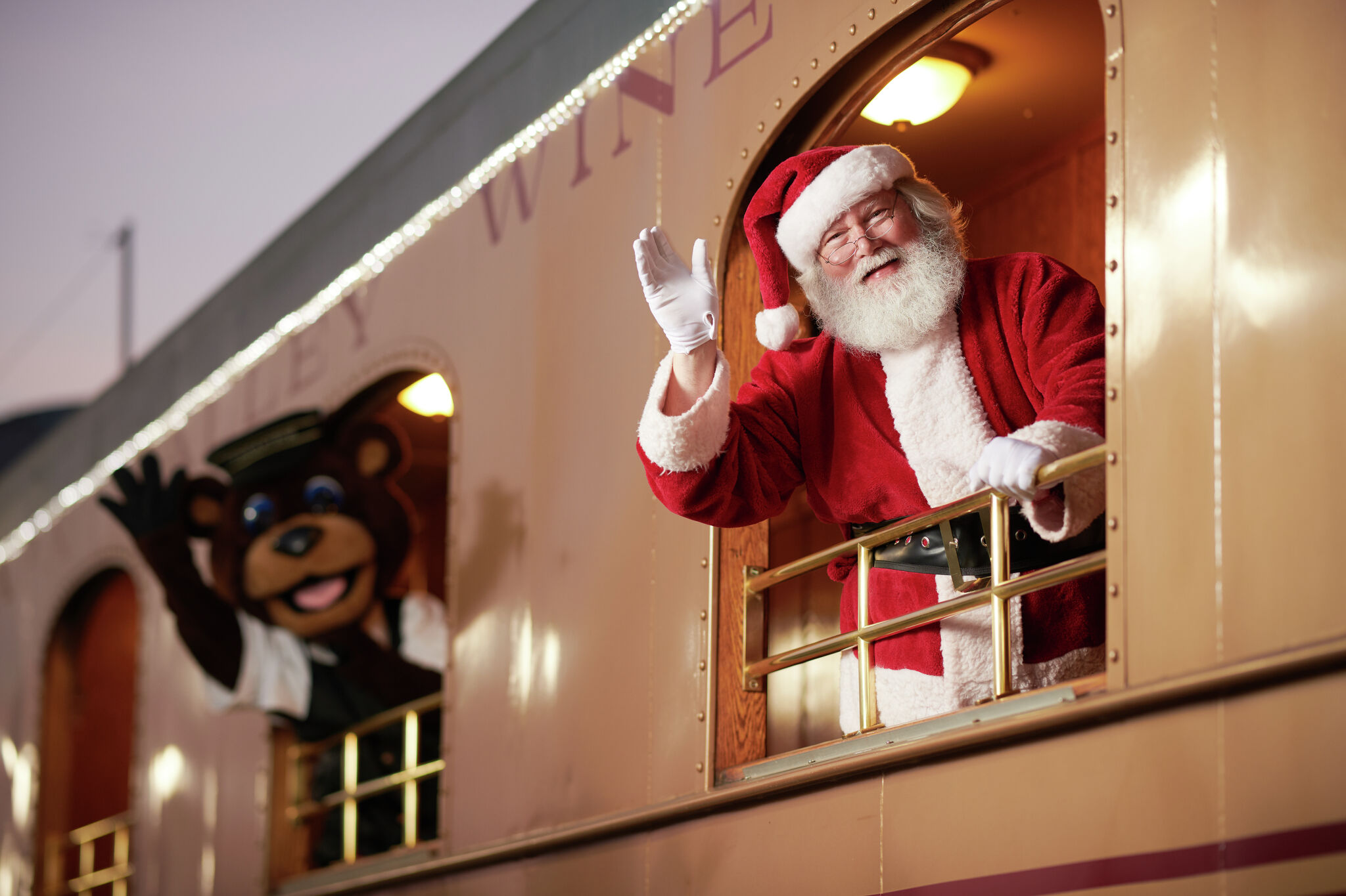 Create a fun winter ritual on a holiday train