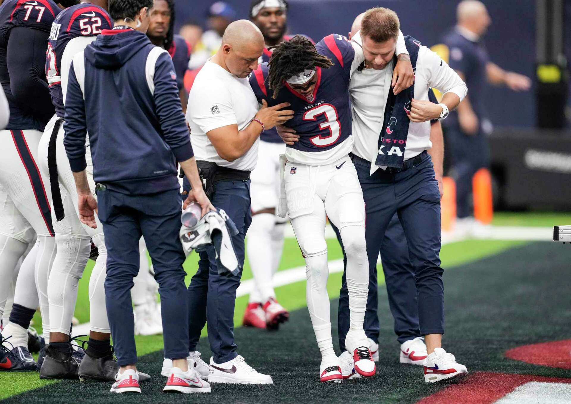 Houston Texans rookie WR Tank Dell out for rest of season
