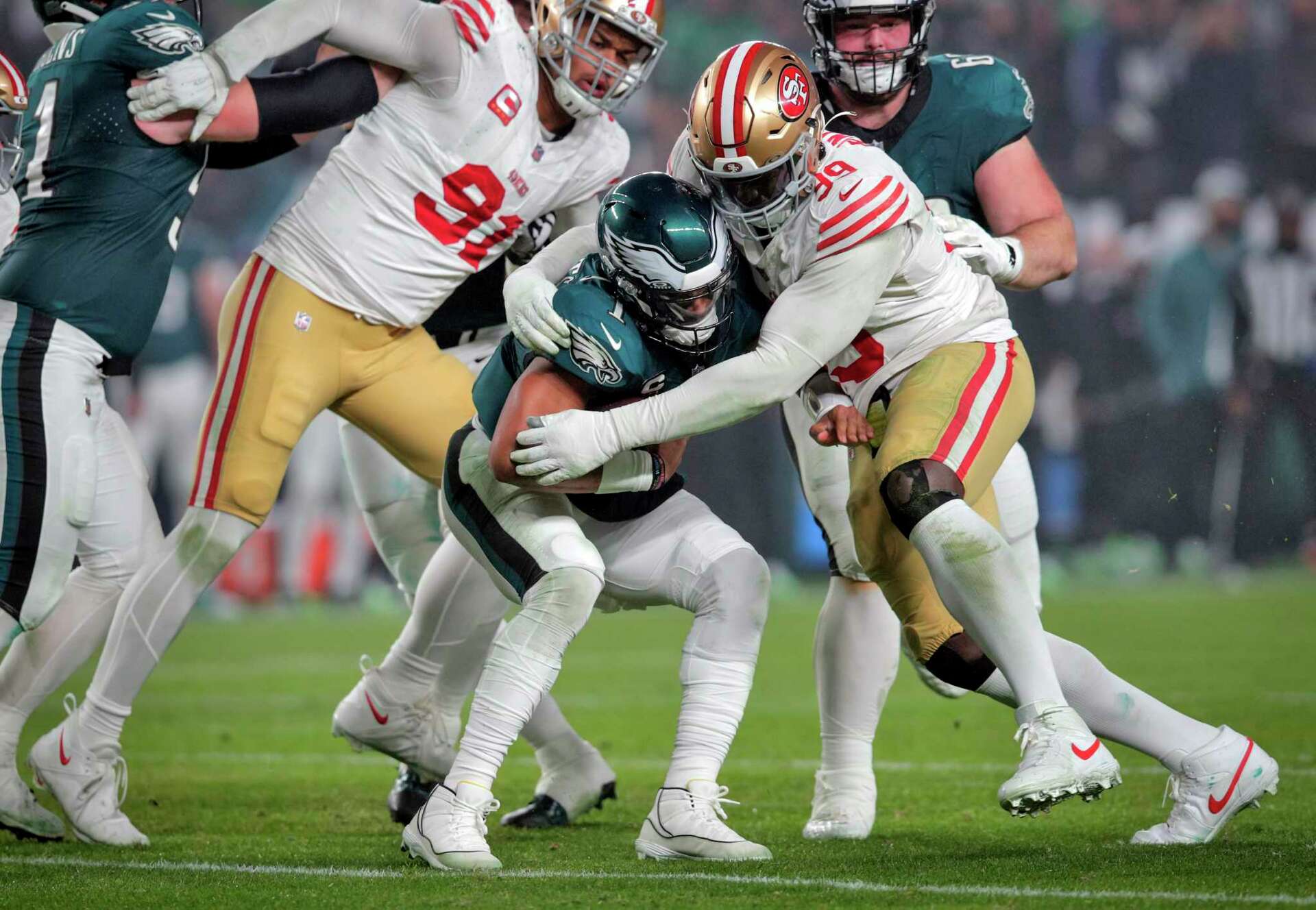49ers rout Eagles 42-19 as Brock Purdy, Deebo Samuel put on a show