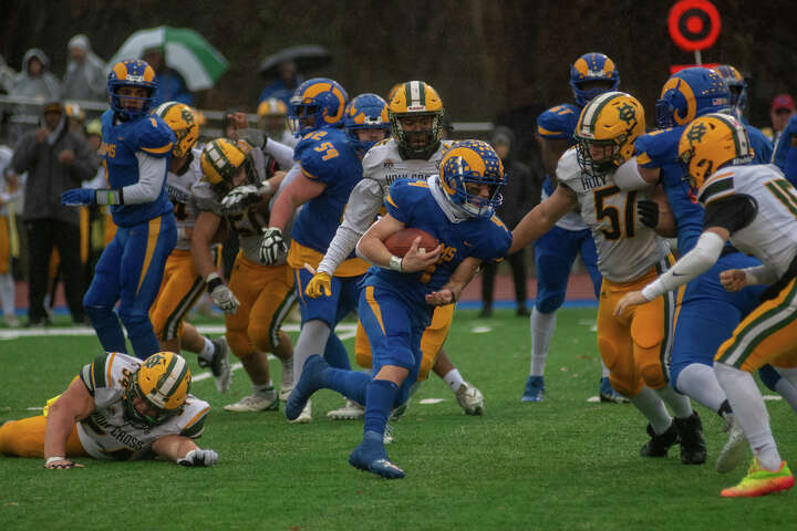 CIAC Class M football semifinals: Rockville High School vs. Holy Cross