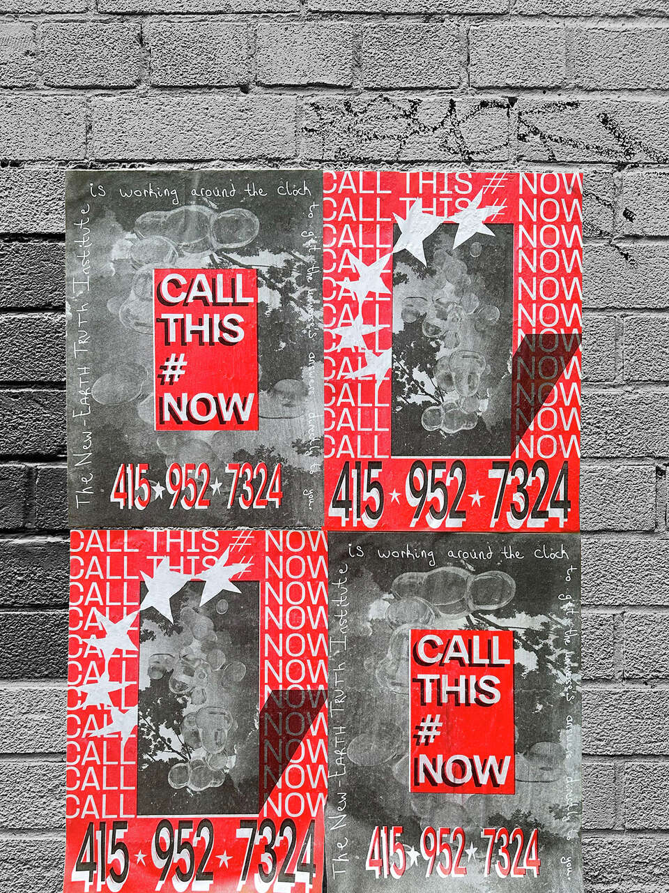 San Francisco street poles covered in 1,000 mysterious flyers