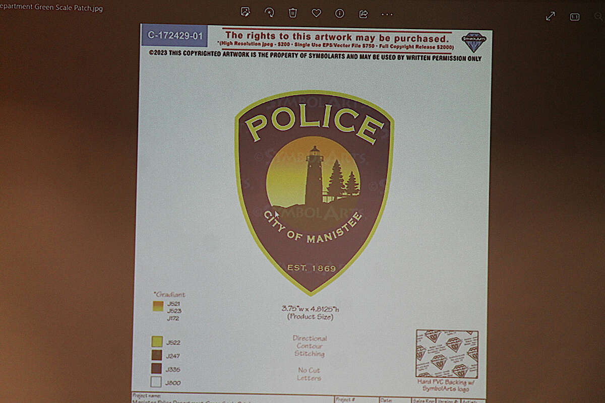 Manistee police, fire departments unveil new logos for uniform patches
