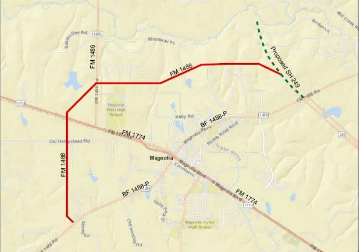 Montgomery County, TxDOT plan $130 million Magnolia bypass project