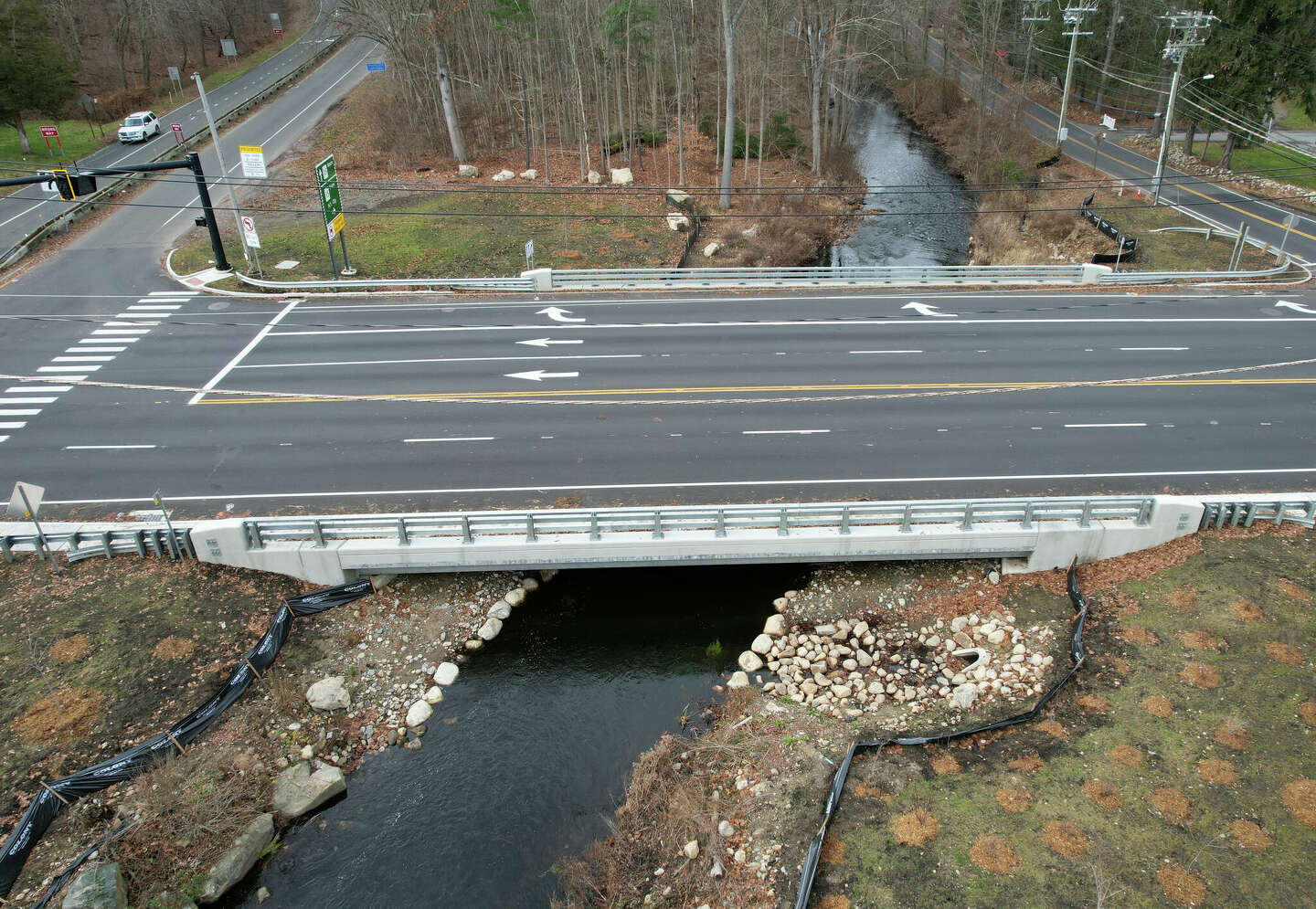 One Stamford bridge replacement almost done; another is months away