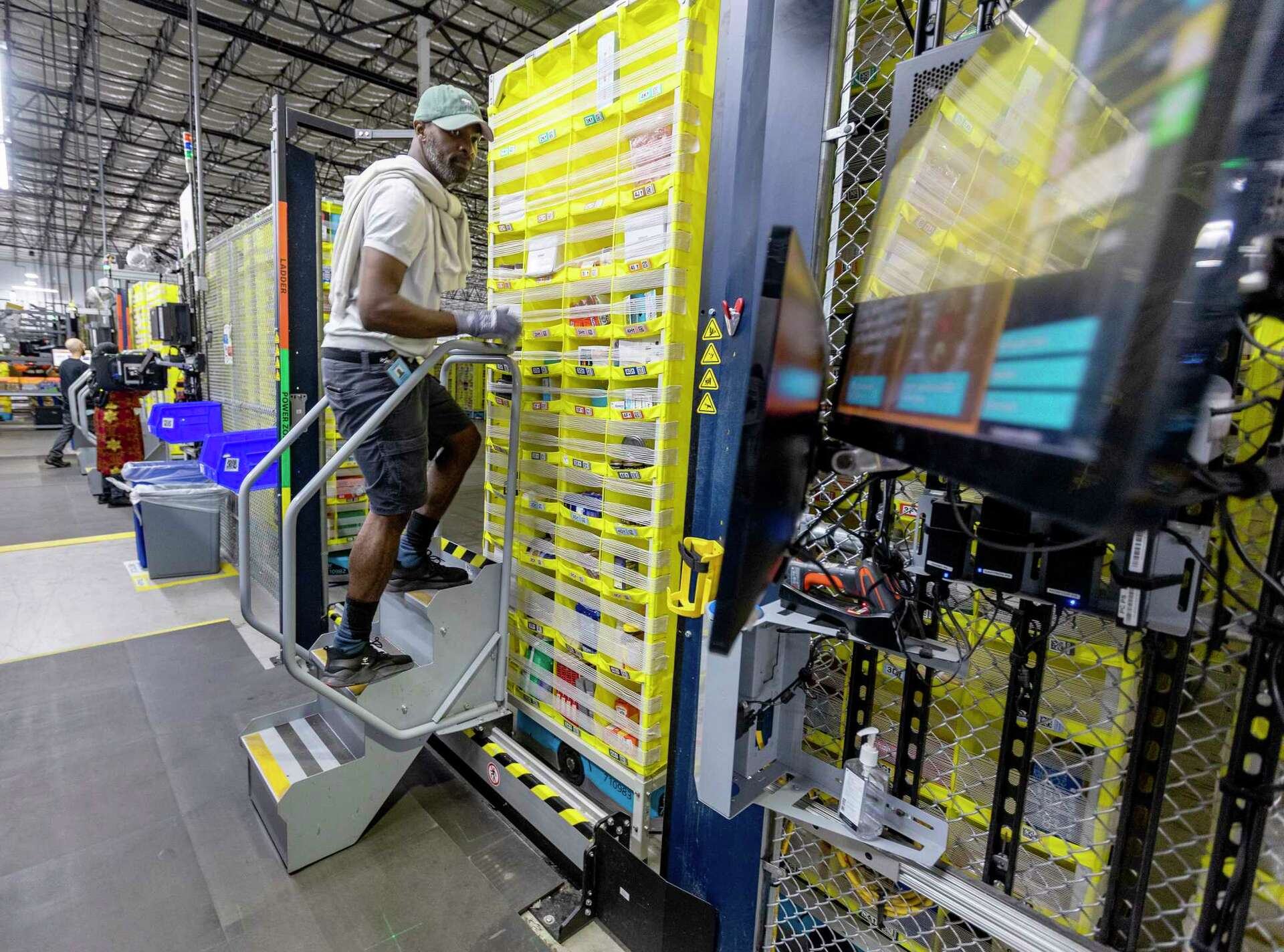 Take a look inside Amazon's same-day delivery site in San Antonio