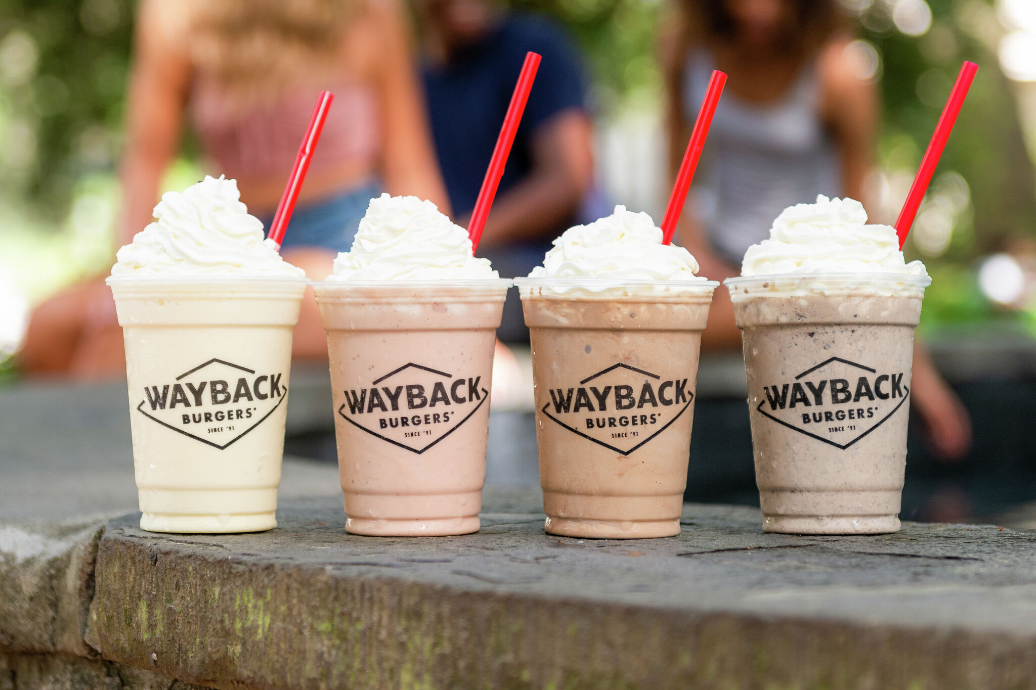 Here's how to get a free milkshake at Wayback Burgers.