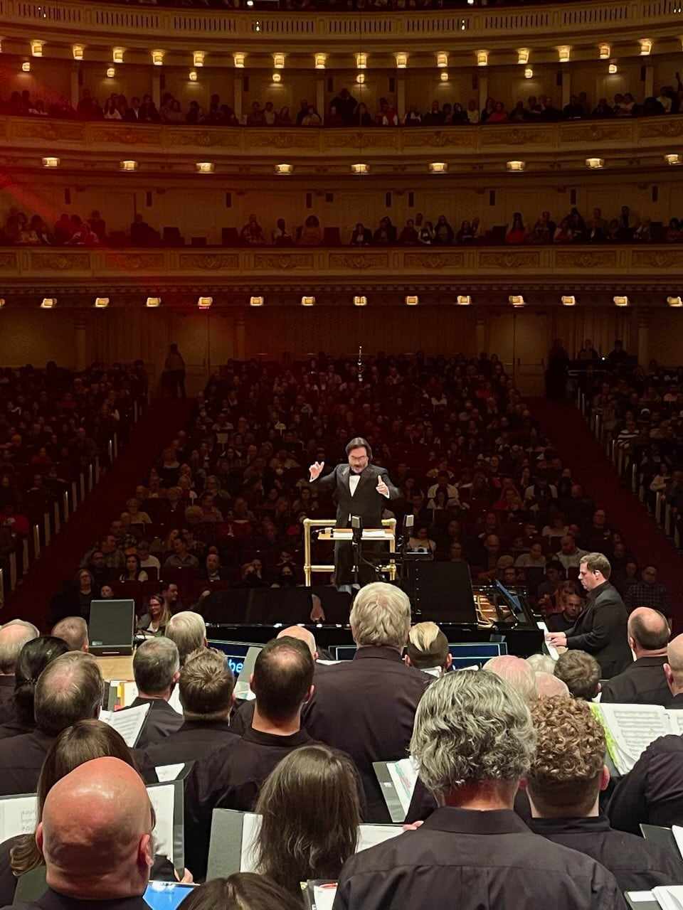 FBC choir members sing in Carnegie Christmas concert