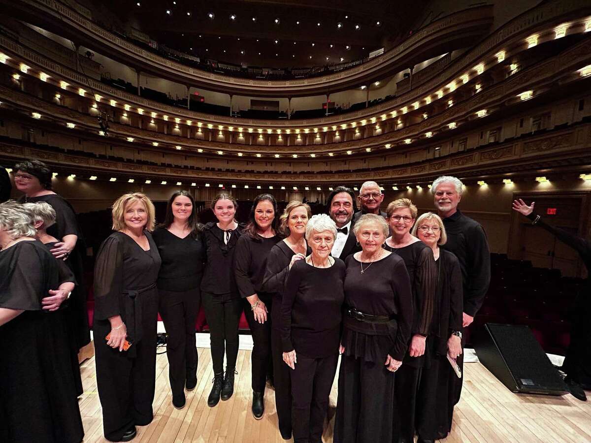 FBC choir members sing in Carnegie Christmas concert