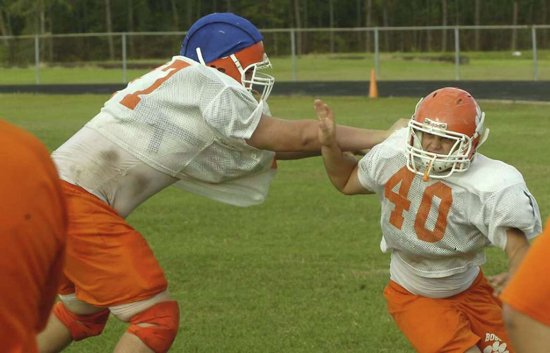 Corey Cargill has size, newfound passion for football on his side