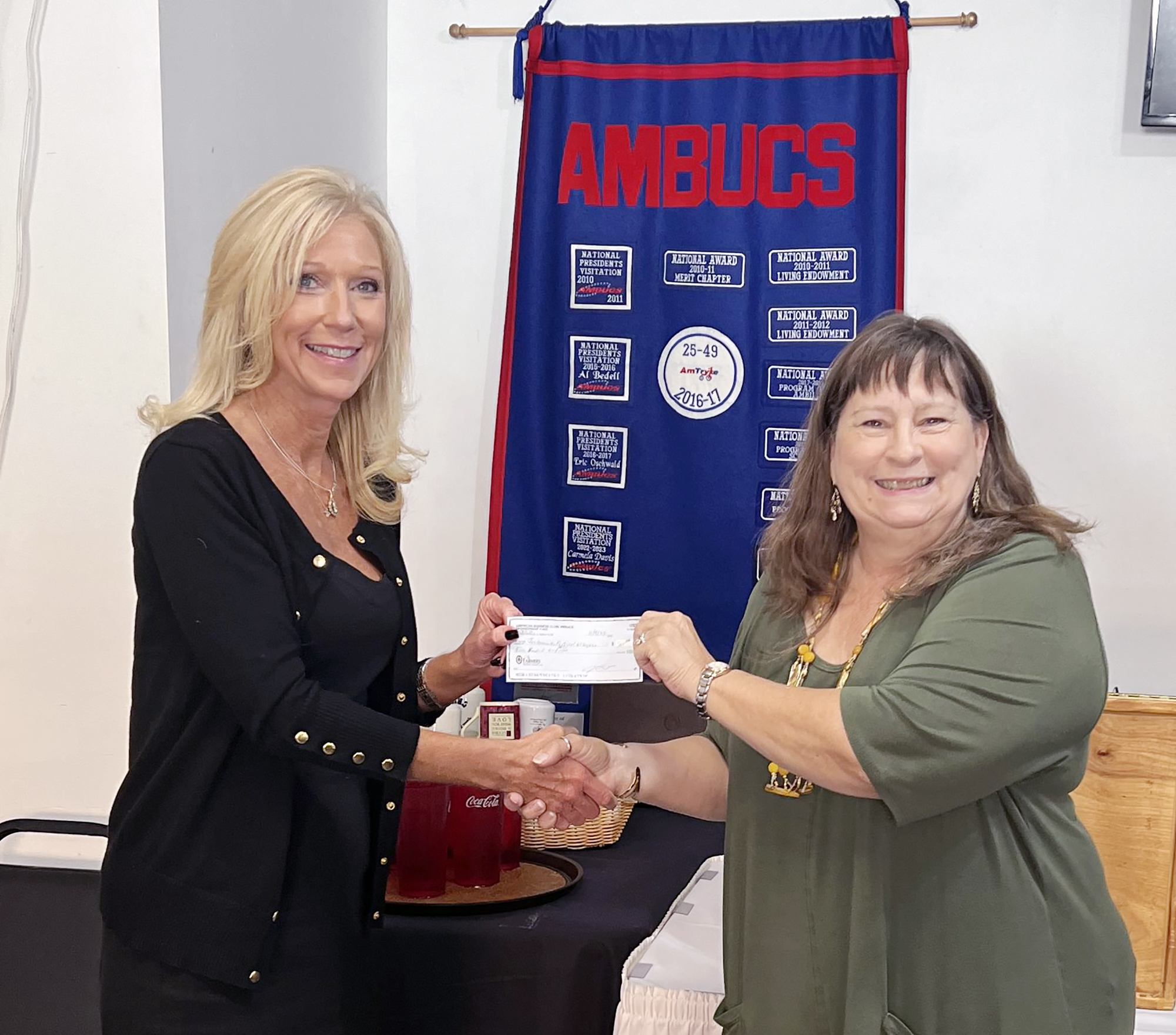Ambucs donates to Jacksonville Festival of Lights