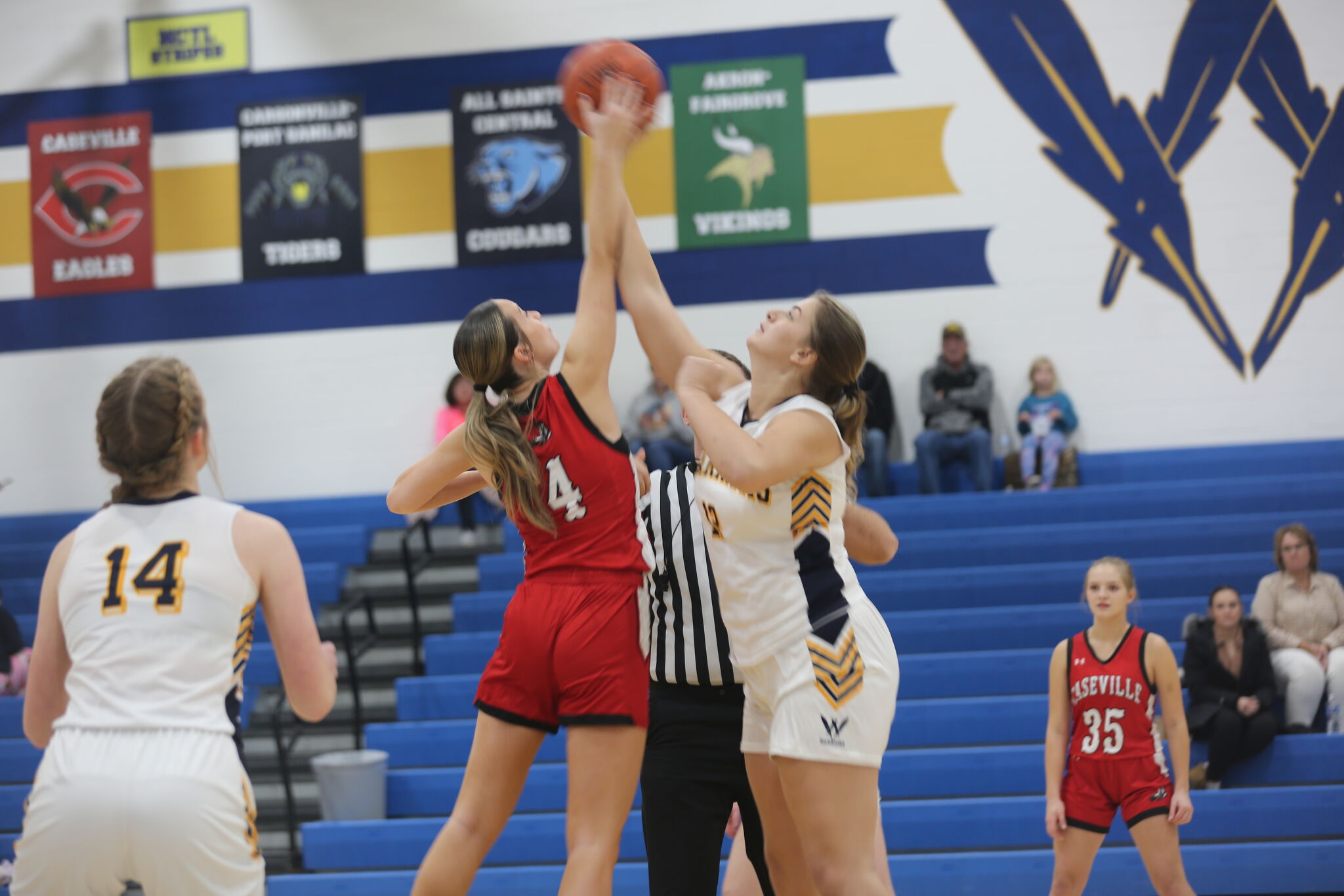 North Huron girls hoops defeat Caseville for second win of season