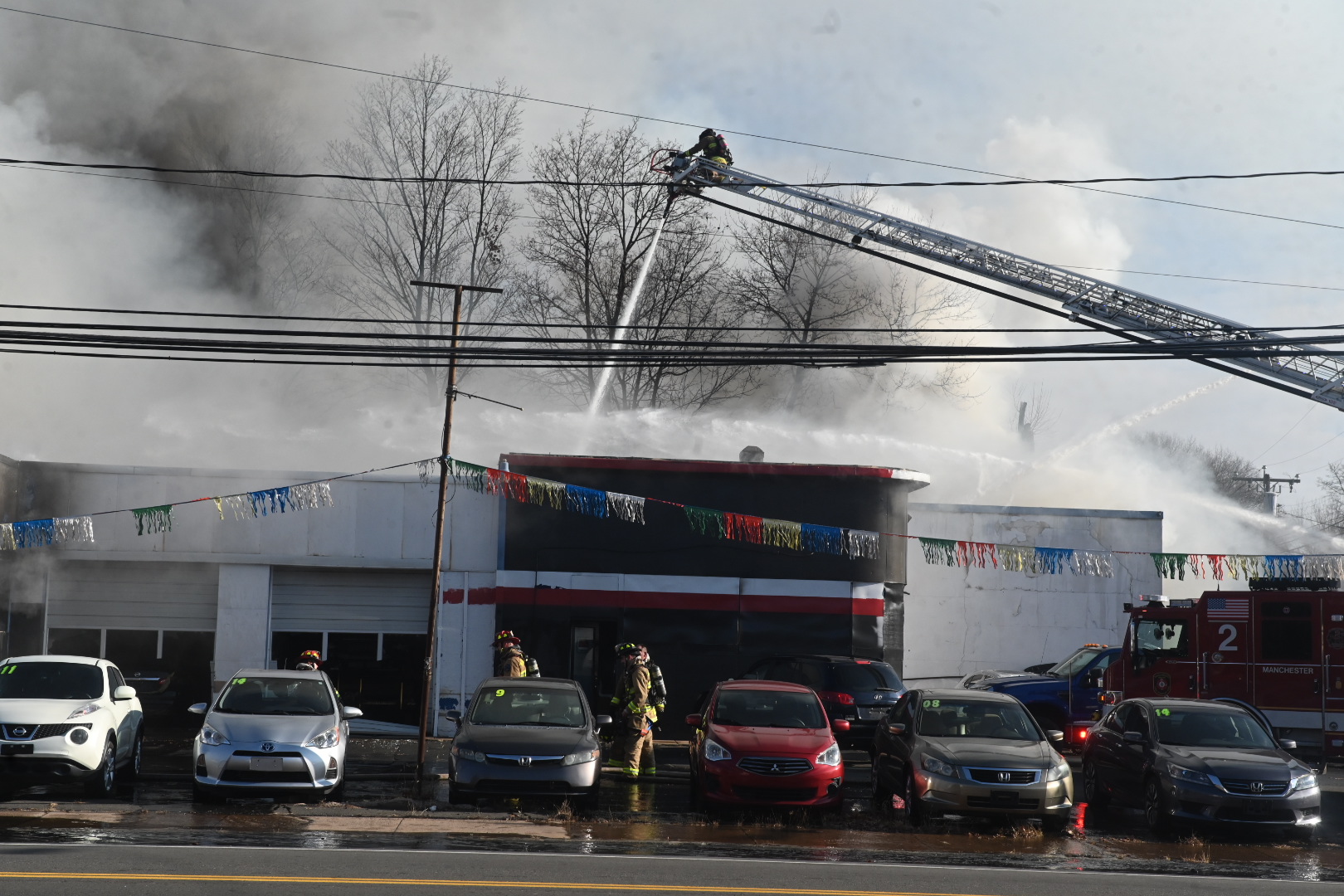 Manchester car dealership hopes to rebuild after December fire