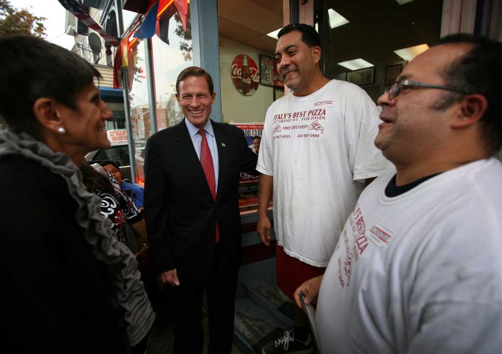 Nearing race's end, Blumenthal hopes he has defined himself for good