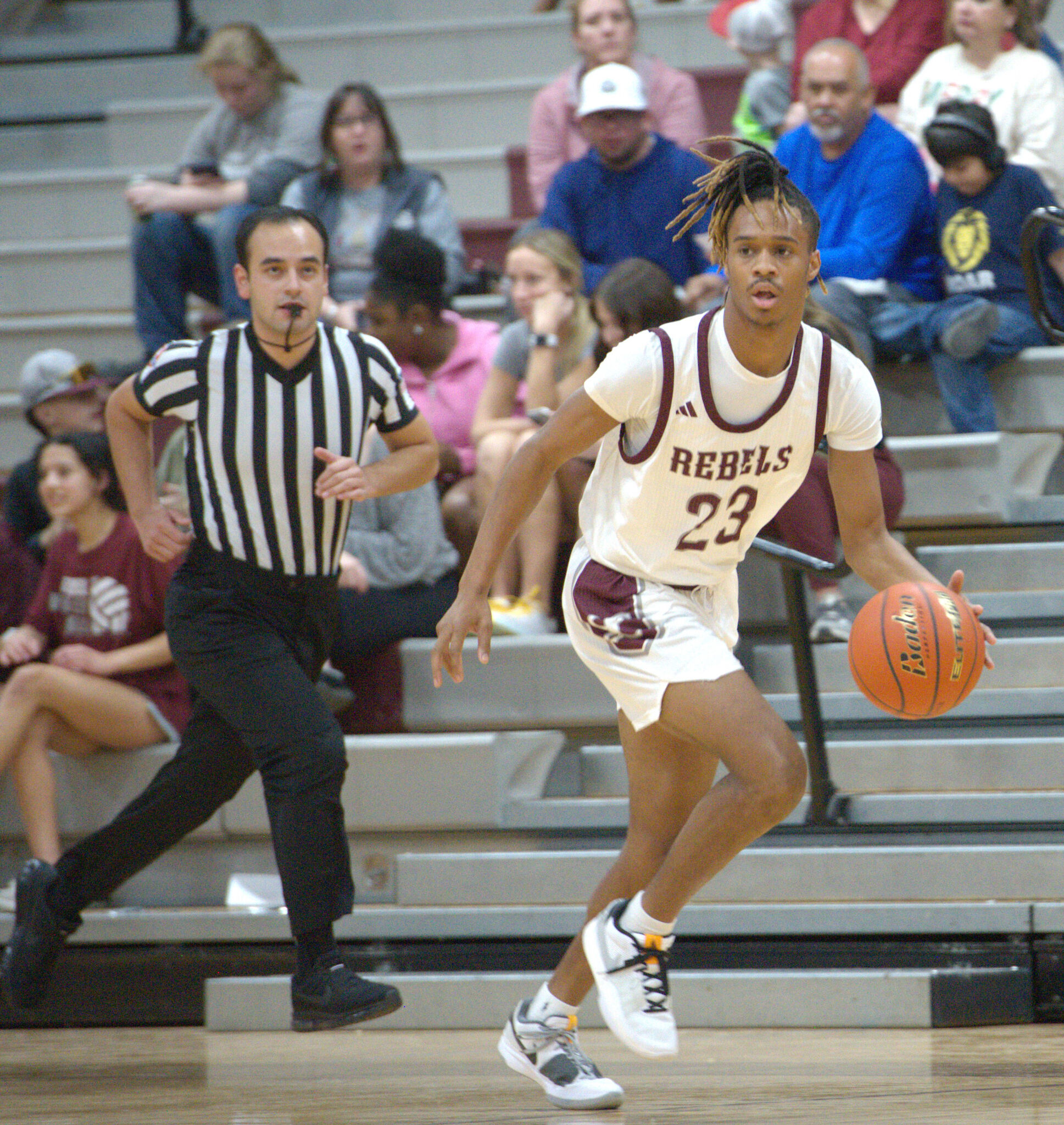 Portillo is as an inspiration for young basketball officials
