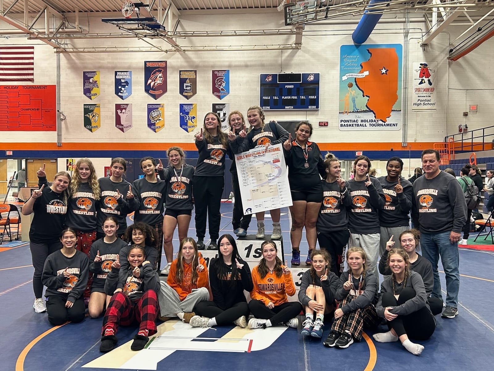 EHS girls win 33-team Pontiac Invitational, crown two champs