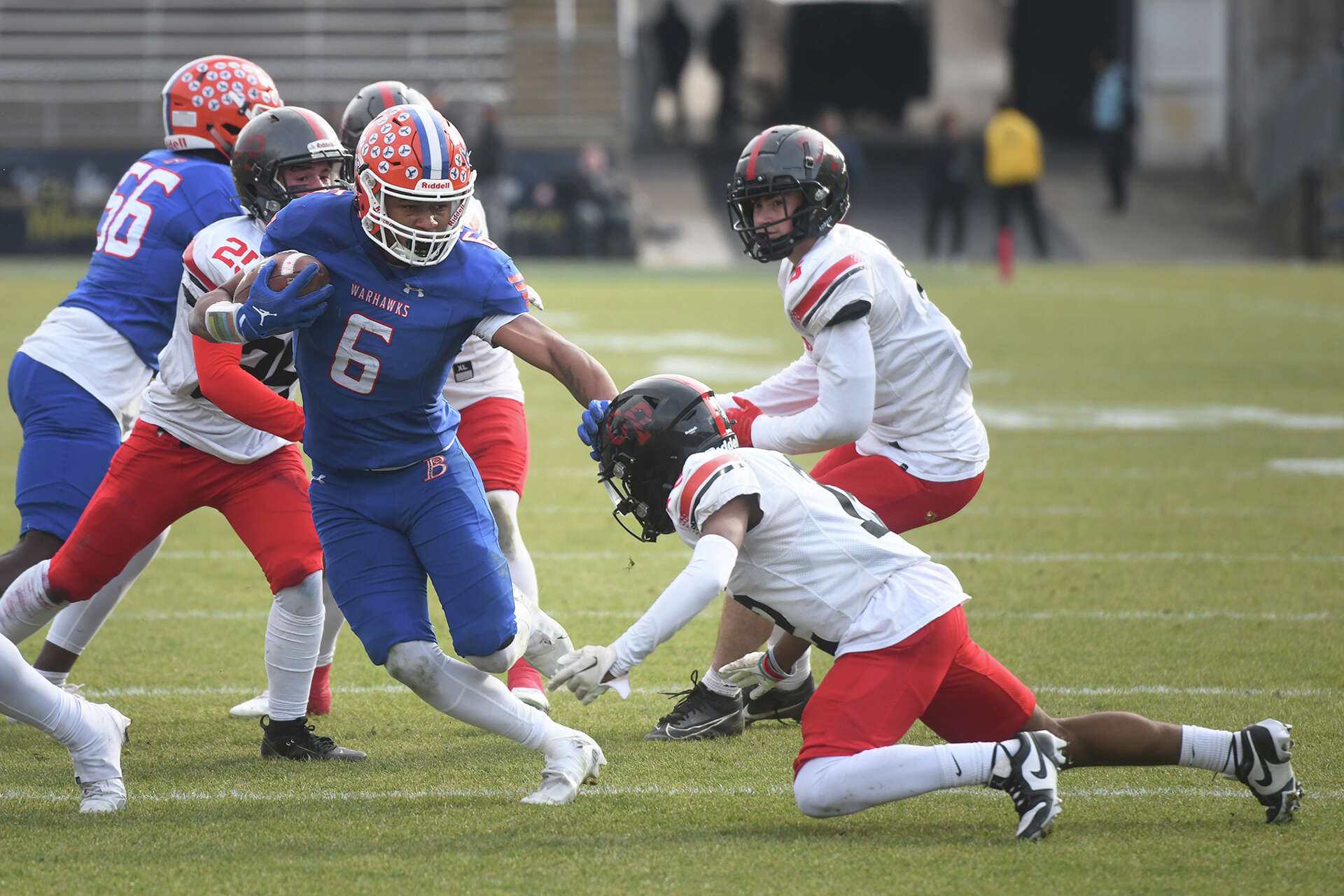 Bloomfield football beats Cromwell/Portland for Class S championship