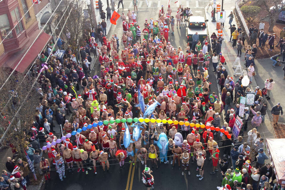Photo gallery from 2023 Santa Speedo Sprint on Lark Street in Albany